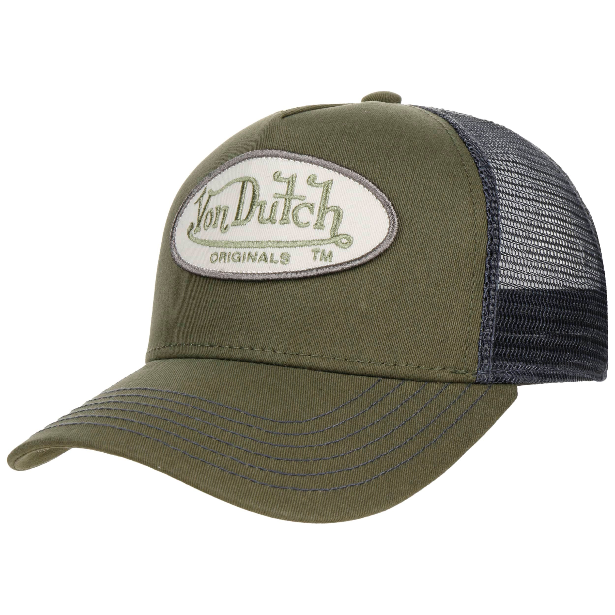 Oval Patch Boston Trucker Cap by Von Dutch - 32,95