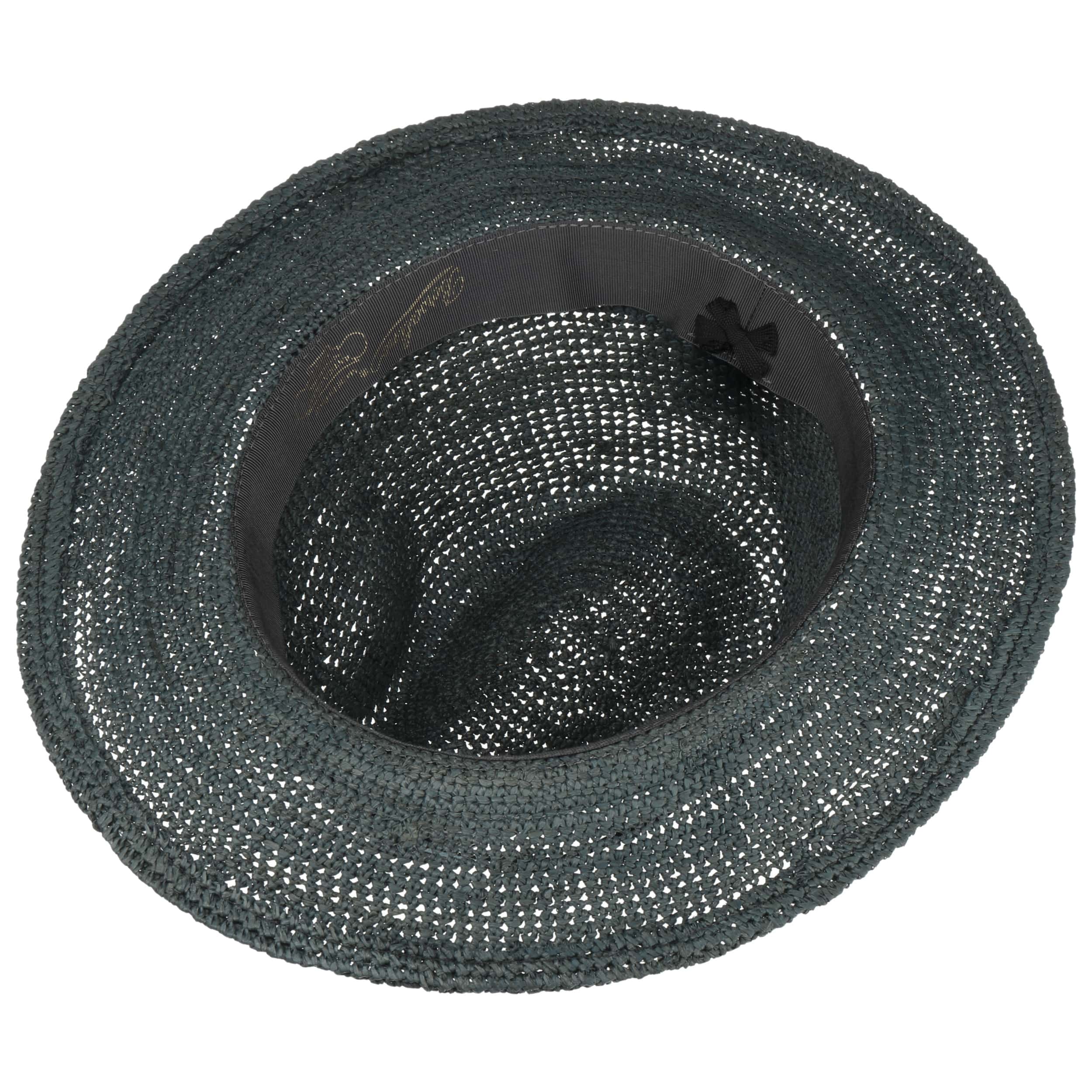 Packable Crochet Raffia Traveller Hat by Borsalino - 207,95