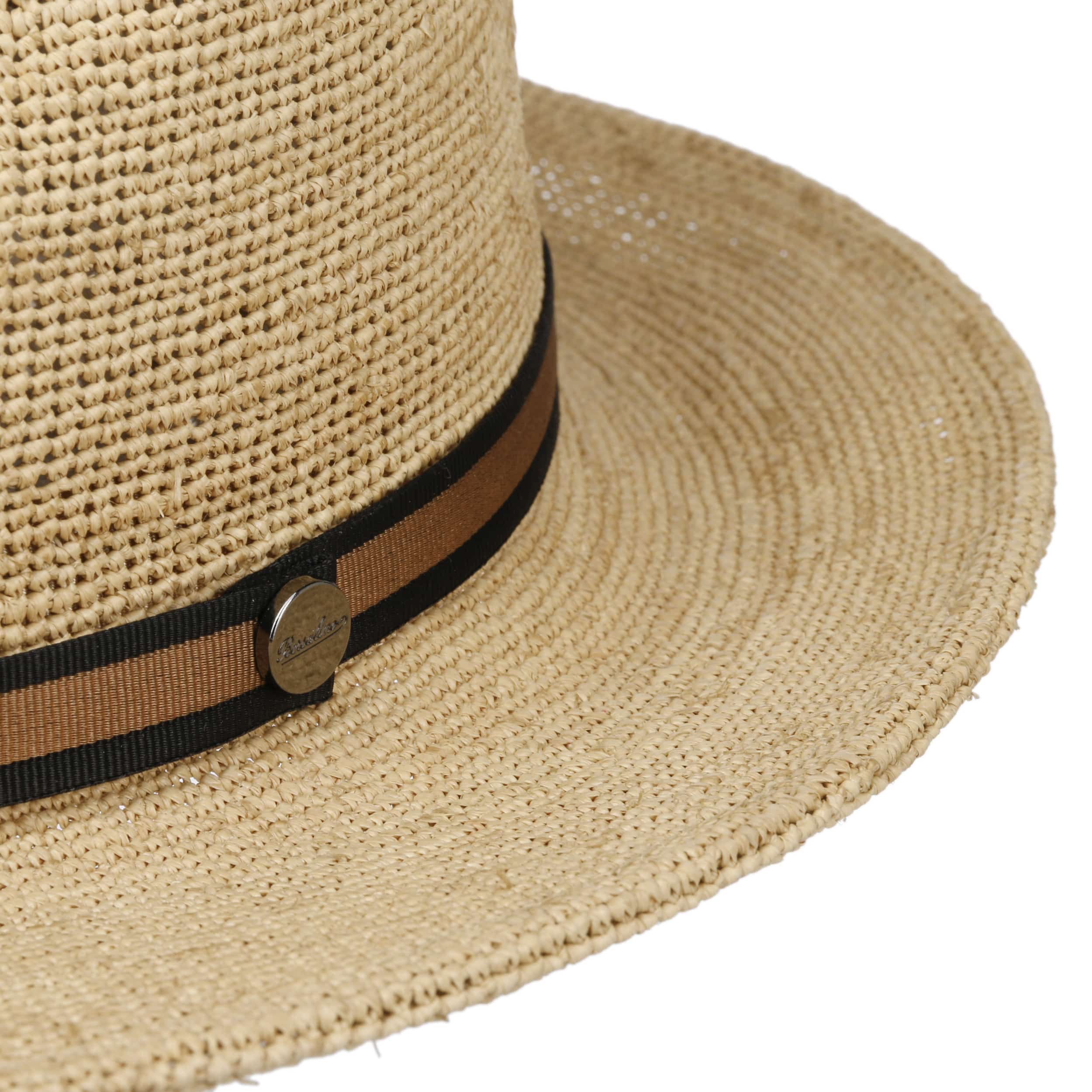 Packable Crochet Straw Hat by Borsalino - 286,95
