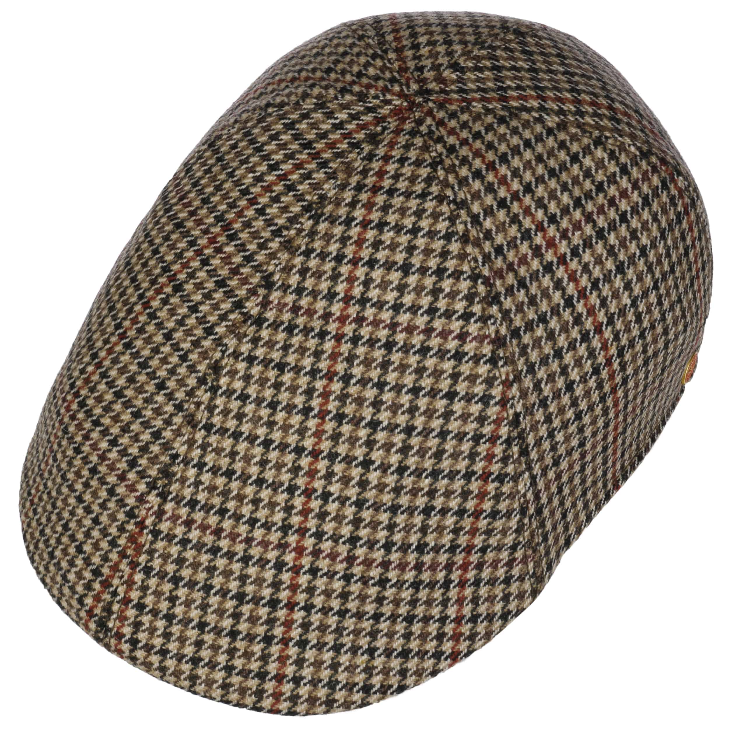 Paddy Casual Houndstooth Flat Cap by Mayser - 92,95