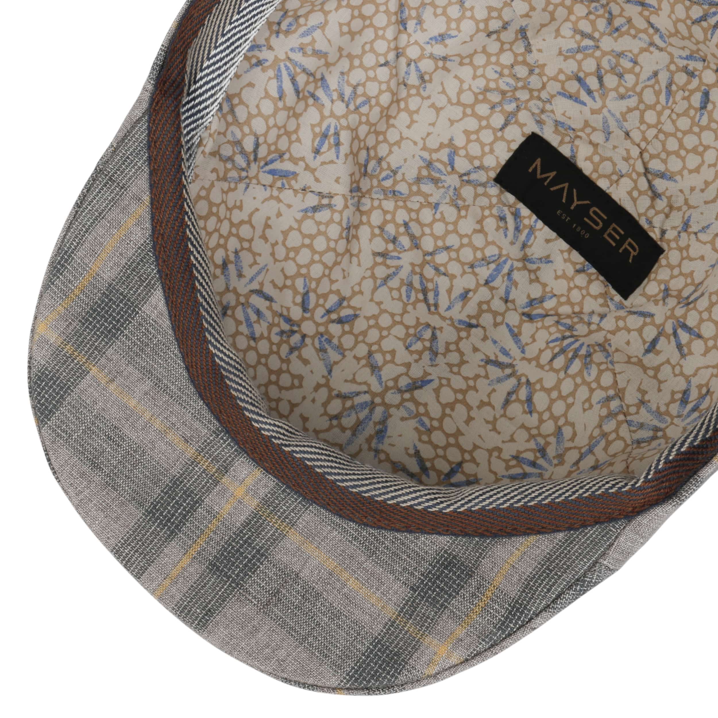 Paddy Kampen Linen Flat Cap by Mayser - 103,95