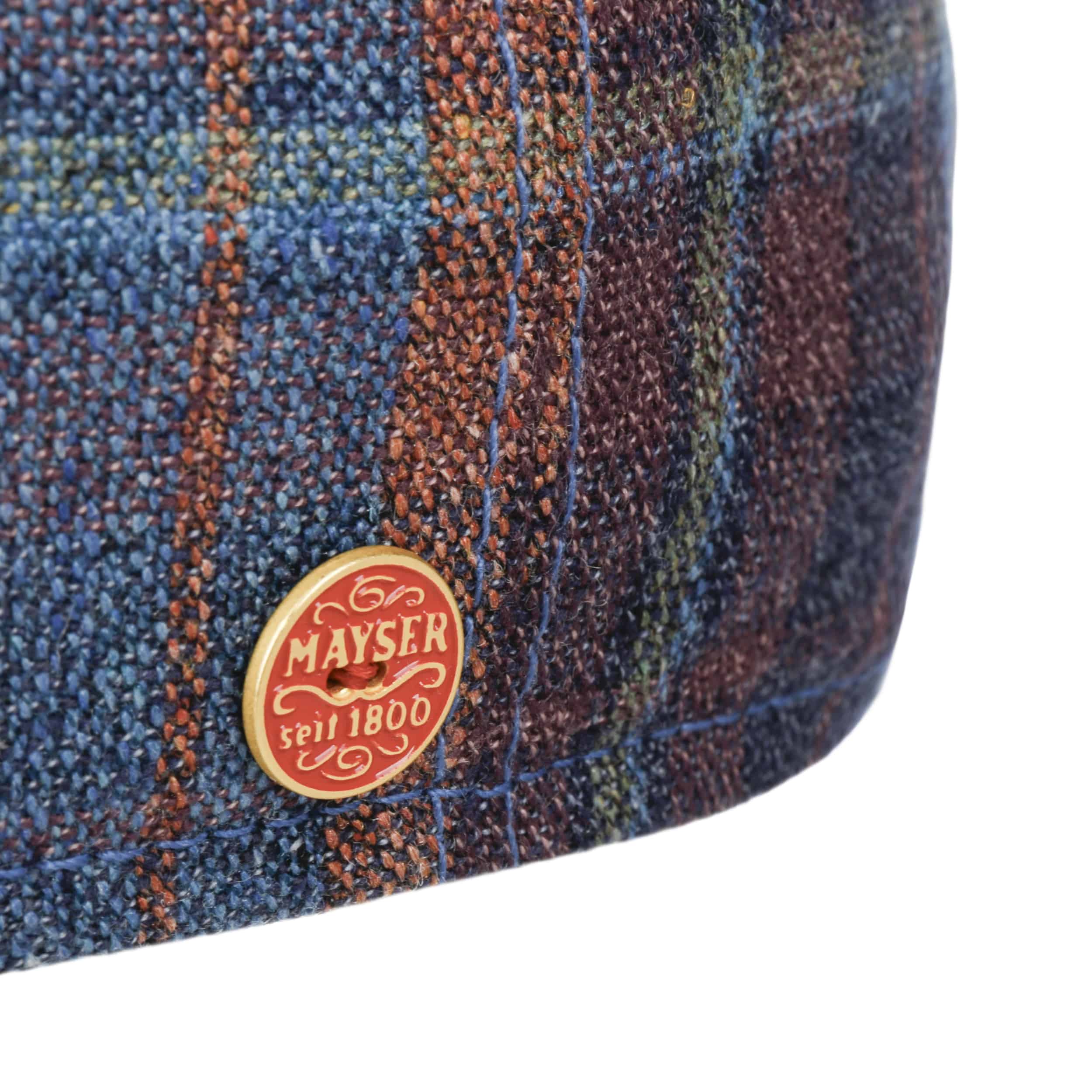 Paddy New Check Flat Cap by Mayser - 103,95
