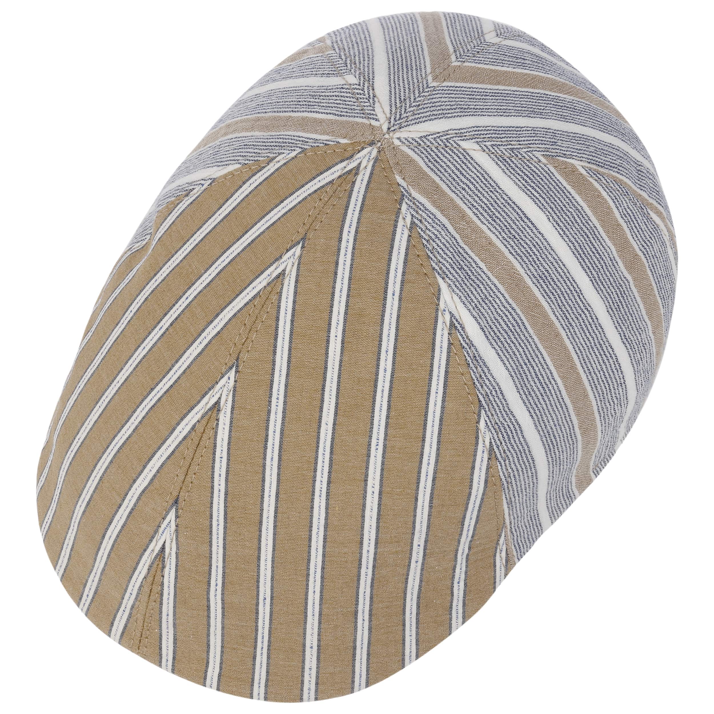 Paddy Two Stripes Cotton Flat Cap by Mayser - 93,95