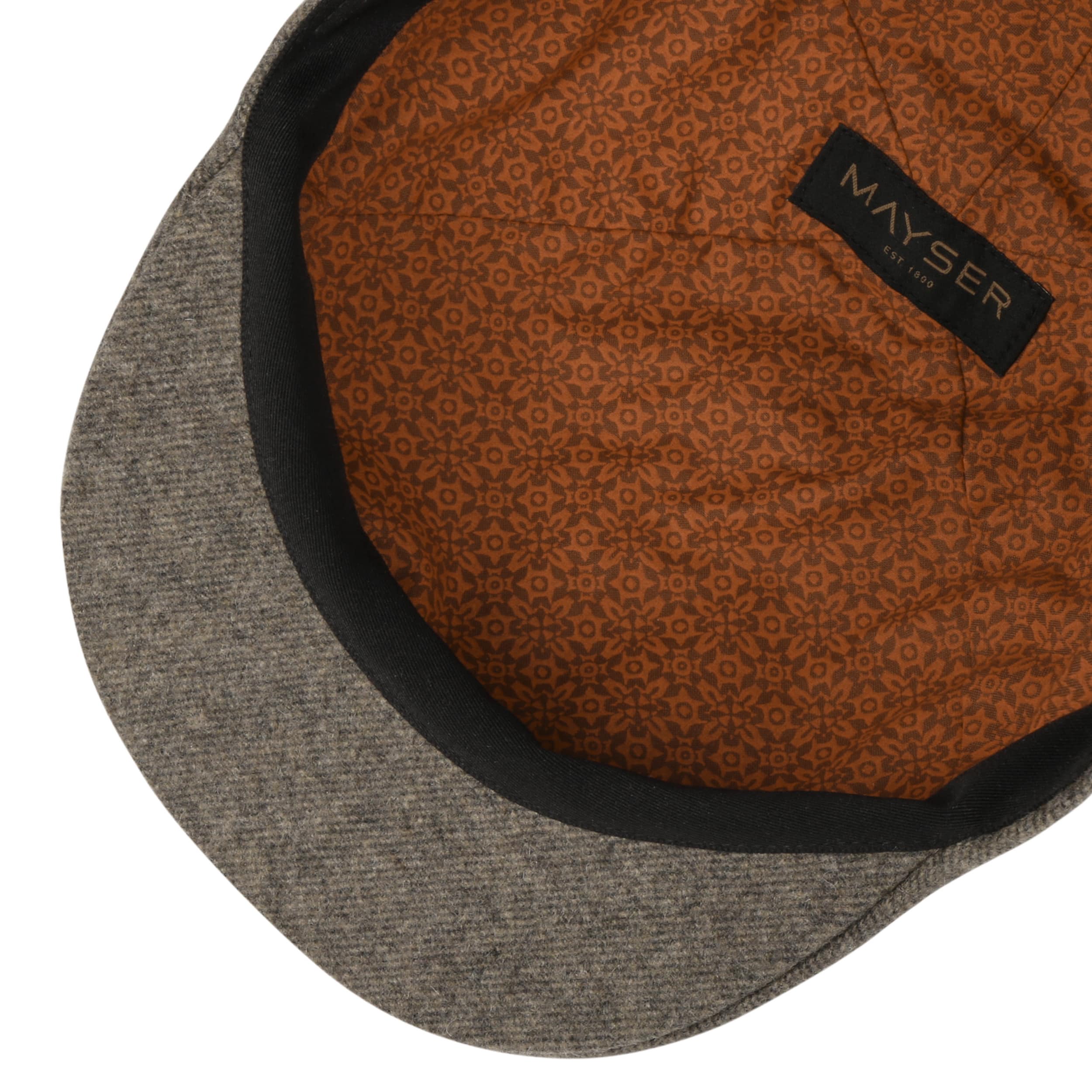 Paddy Wool Blend Flat Cap by Mayser - 93,95