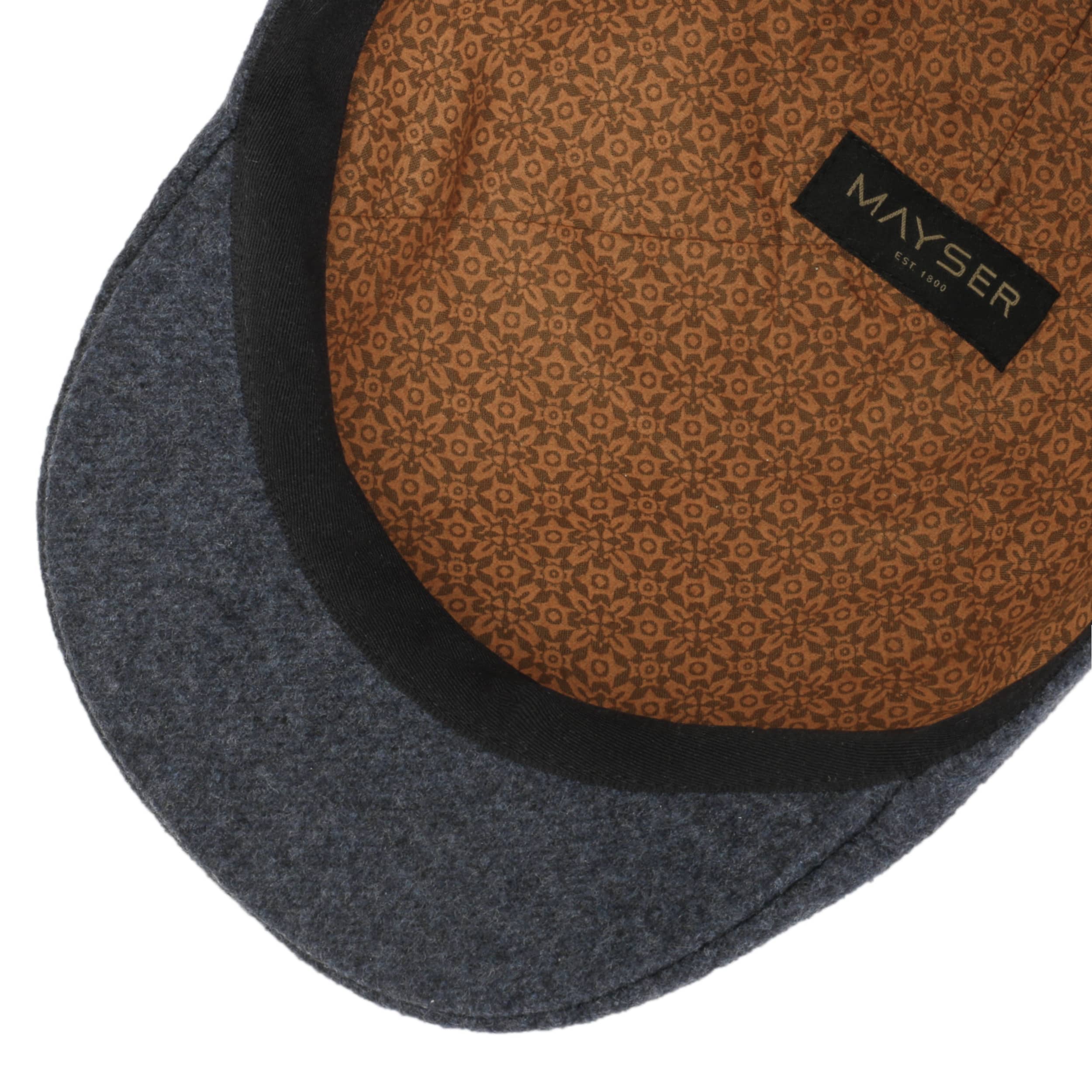Paddy Wool Blend Flat Cap by Mayser - 93,95