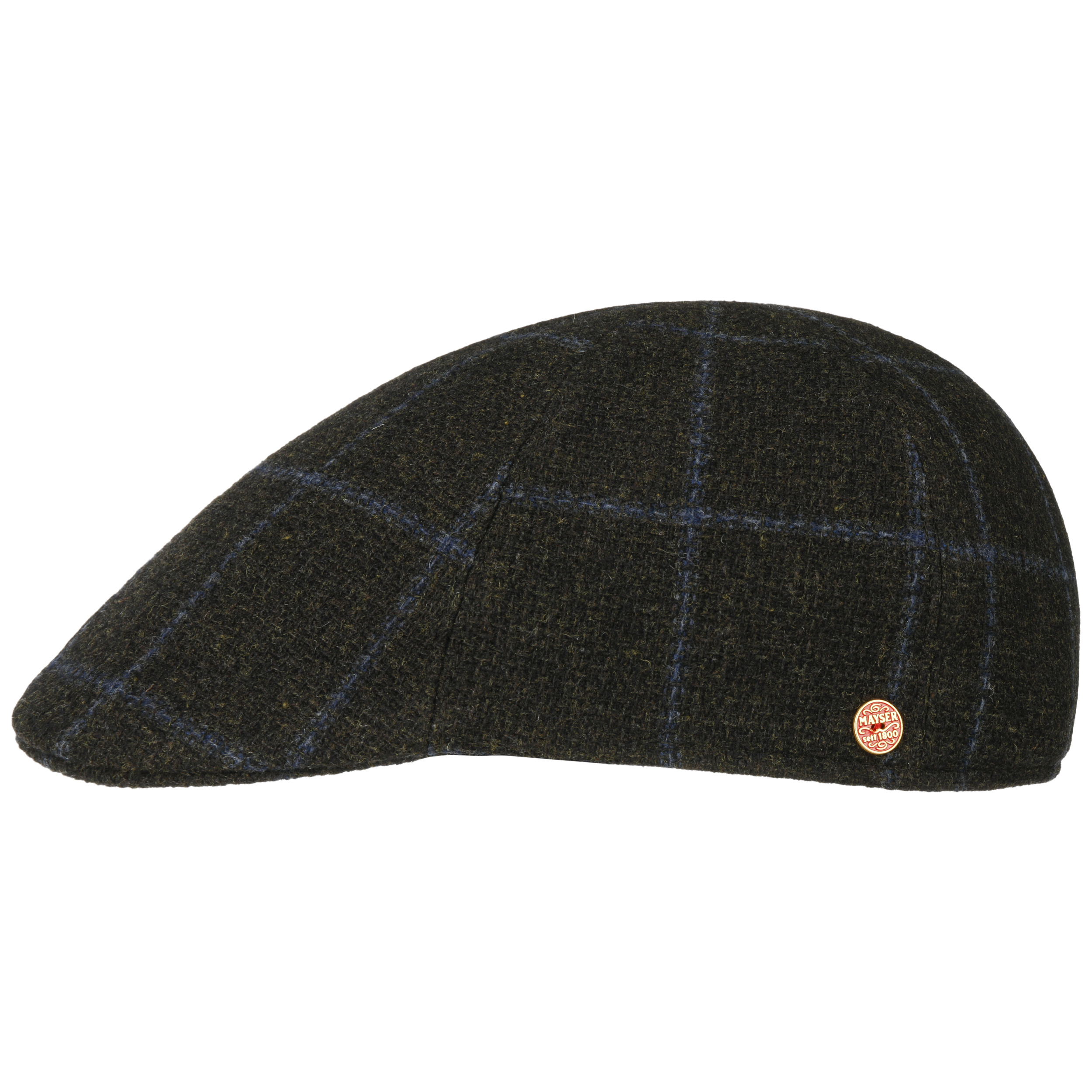 Paddy Wool Check Flat Cap by Mayser --> Shop Hats, Beanies & Caps ...