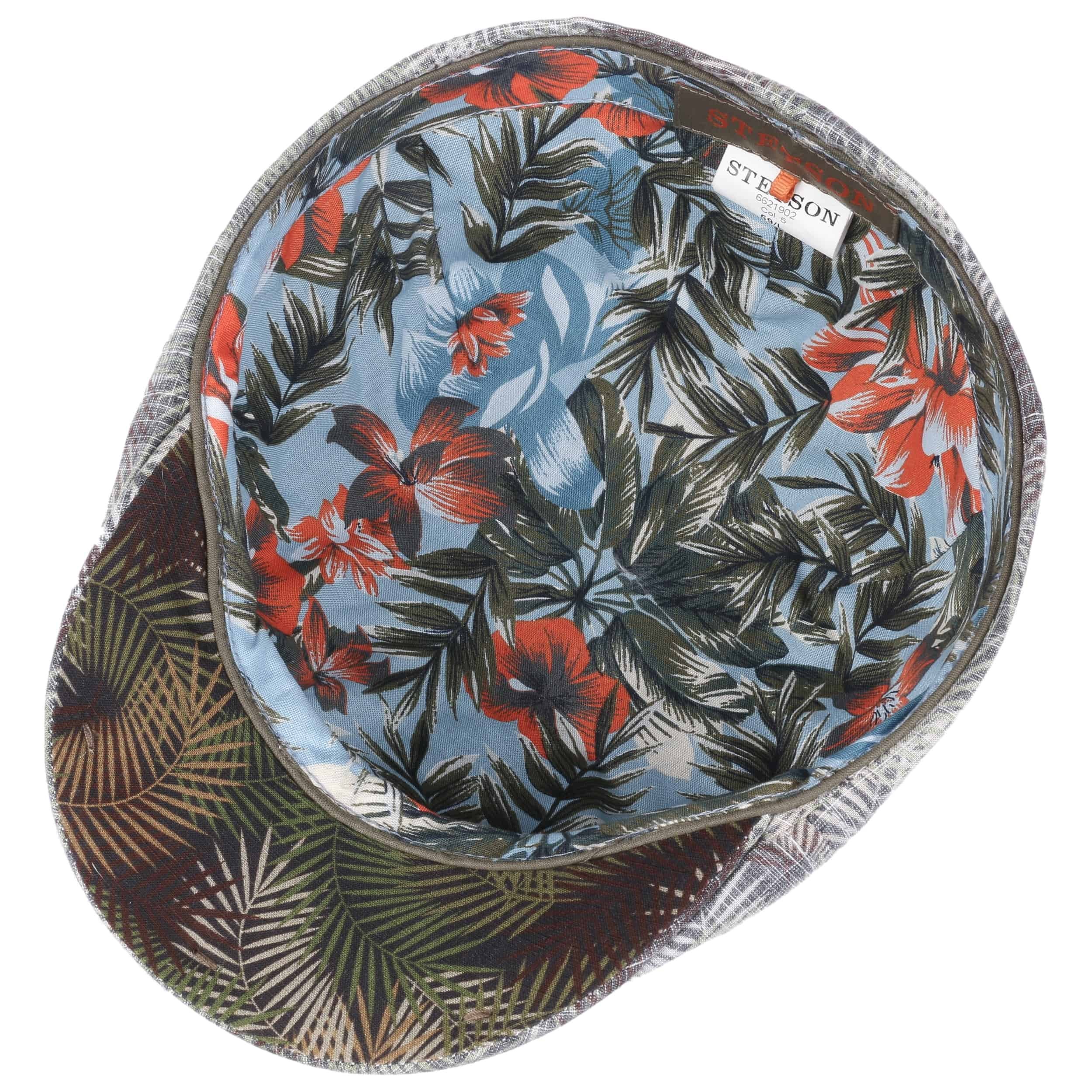 Palm Leaf Flat Cap by Stetson - 49,00