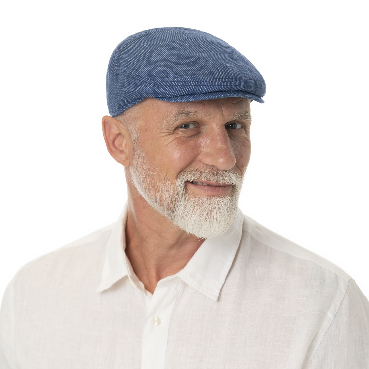 Pandico Driver Linen Flat Cap by Stetson - 72,45