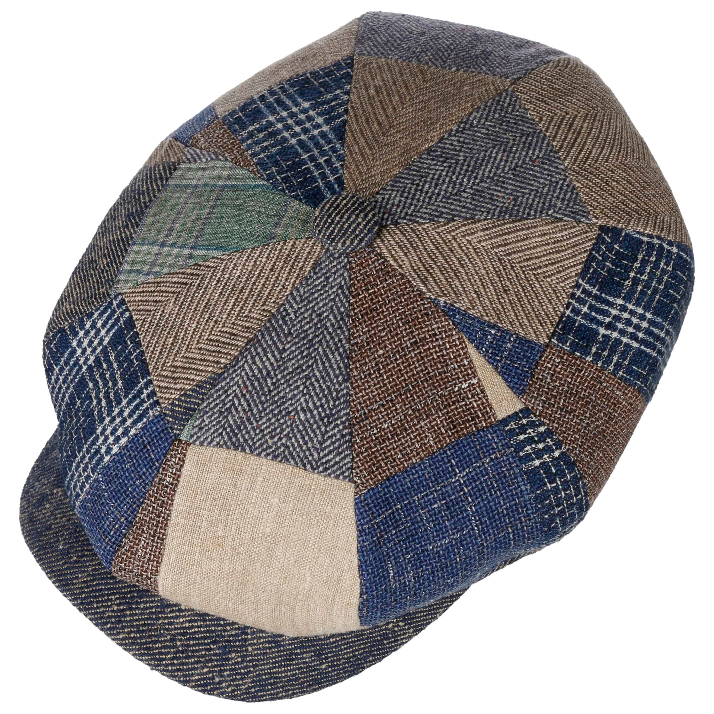 Pascover 8 Panel Patchwork Flat Cap by Lierys - 56,95