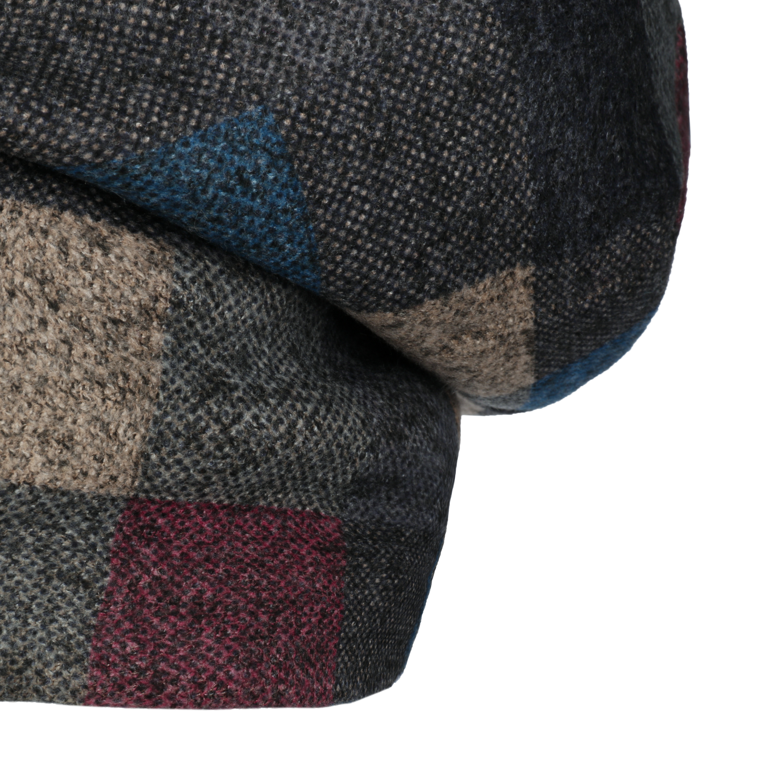 Patchwork Check Beanie Hat by Lipodo - 21,95