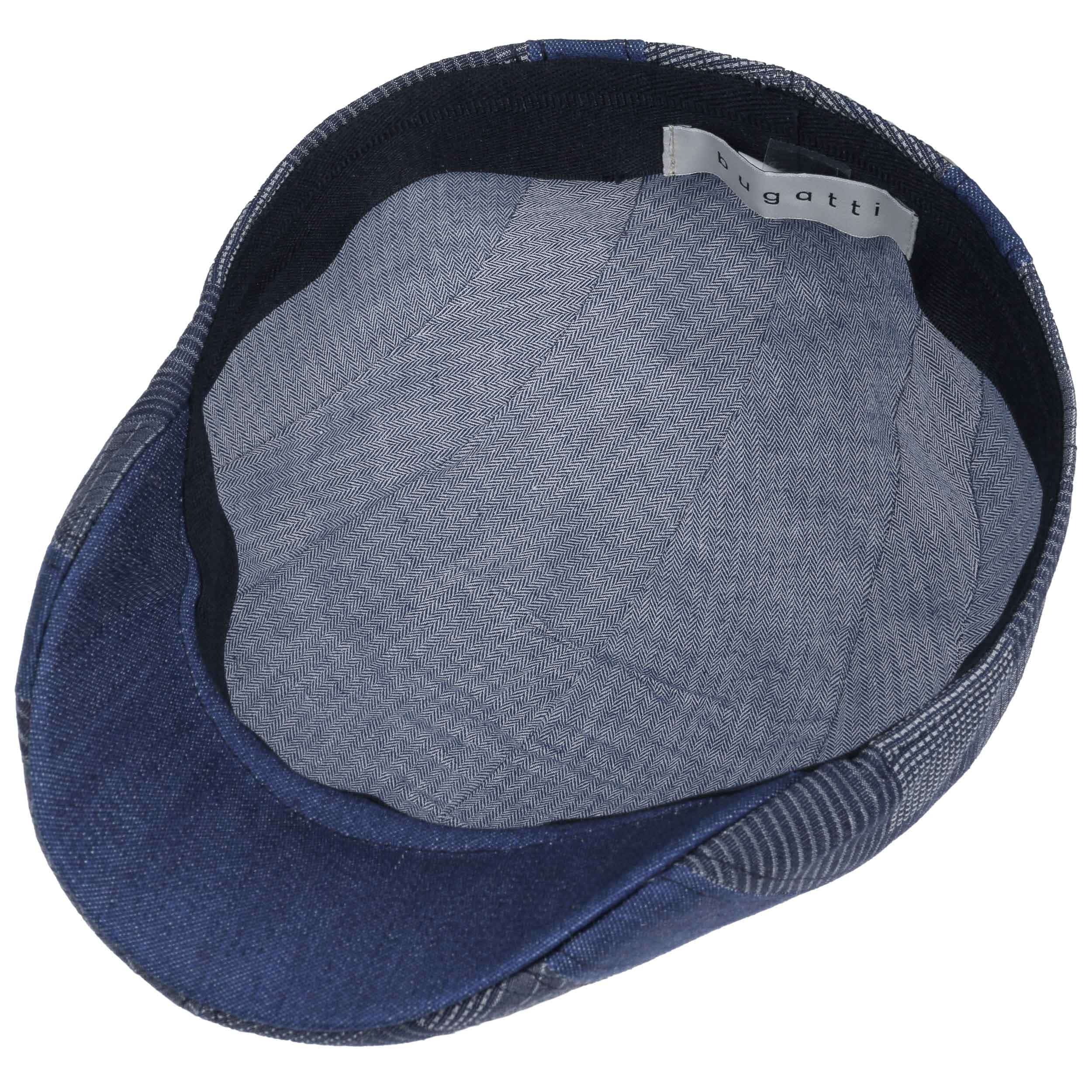 Patchwork Cotton Flat Cap by bugatti --> Shop Hats, Beanies & Caps ...