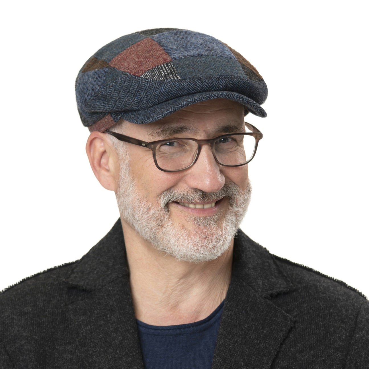 Patchwork Driver Flat Cap by Stetson - 79,00