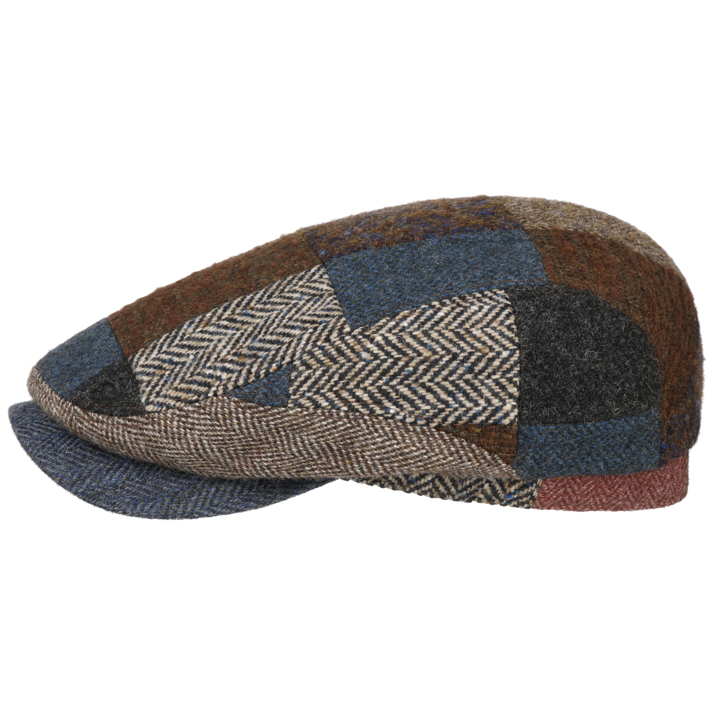 Patchwork Driver Flat Cap by Stetson - 79,00
