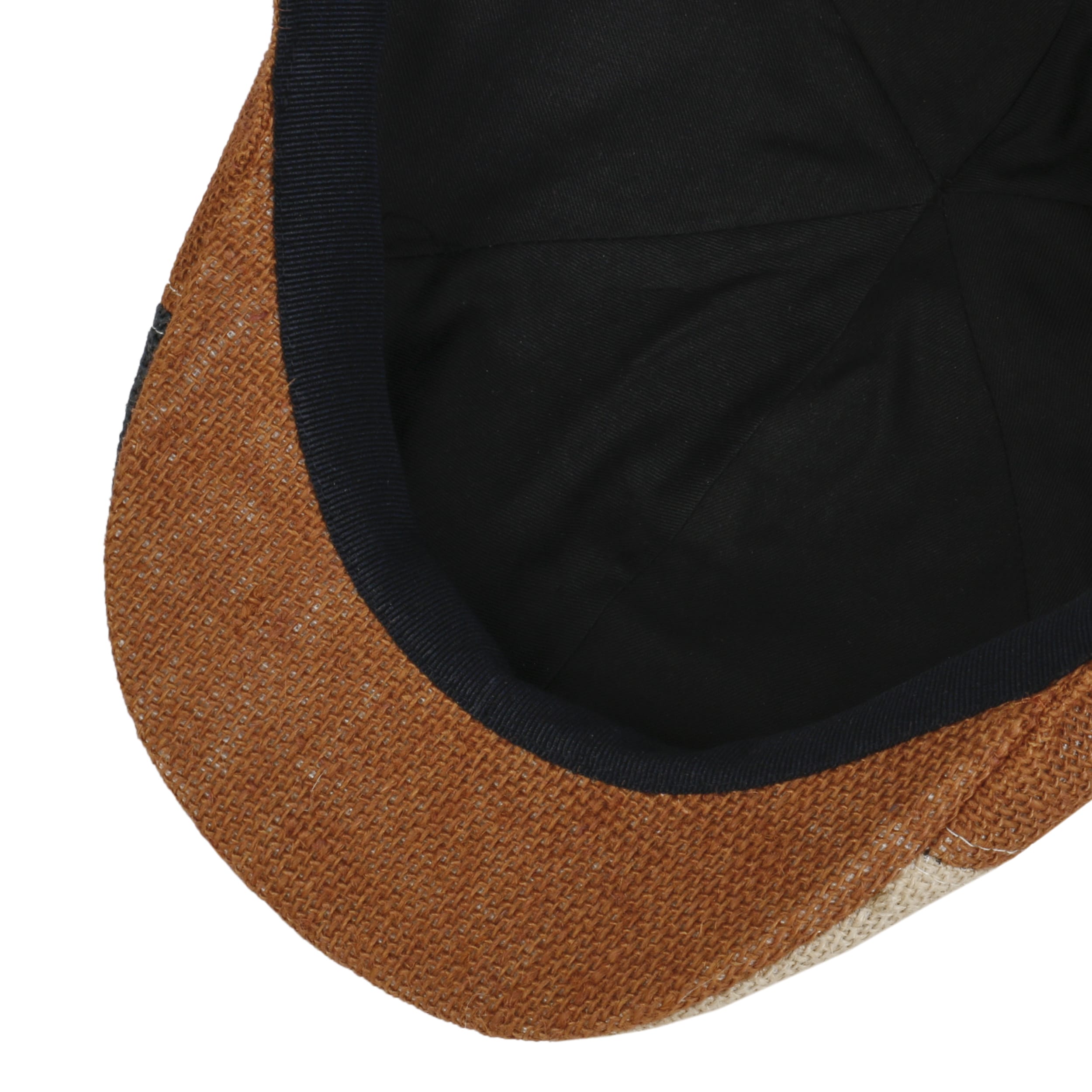 Patchwork Jute Flat Cap by McBURN --> Shop Hats, Beanies & Caps online ...