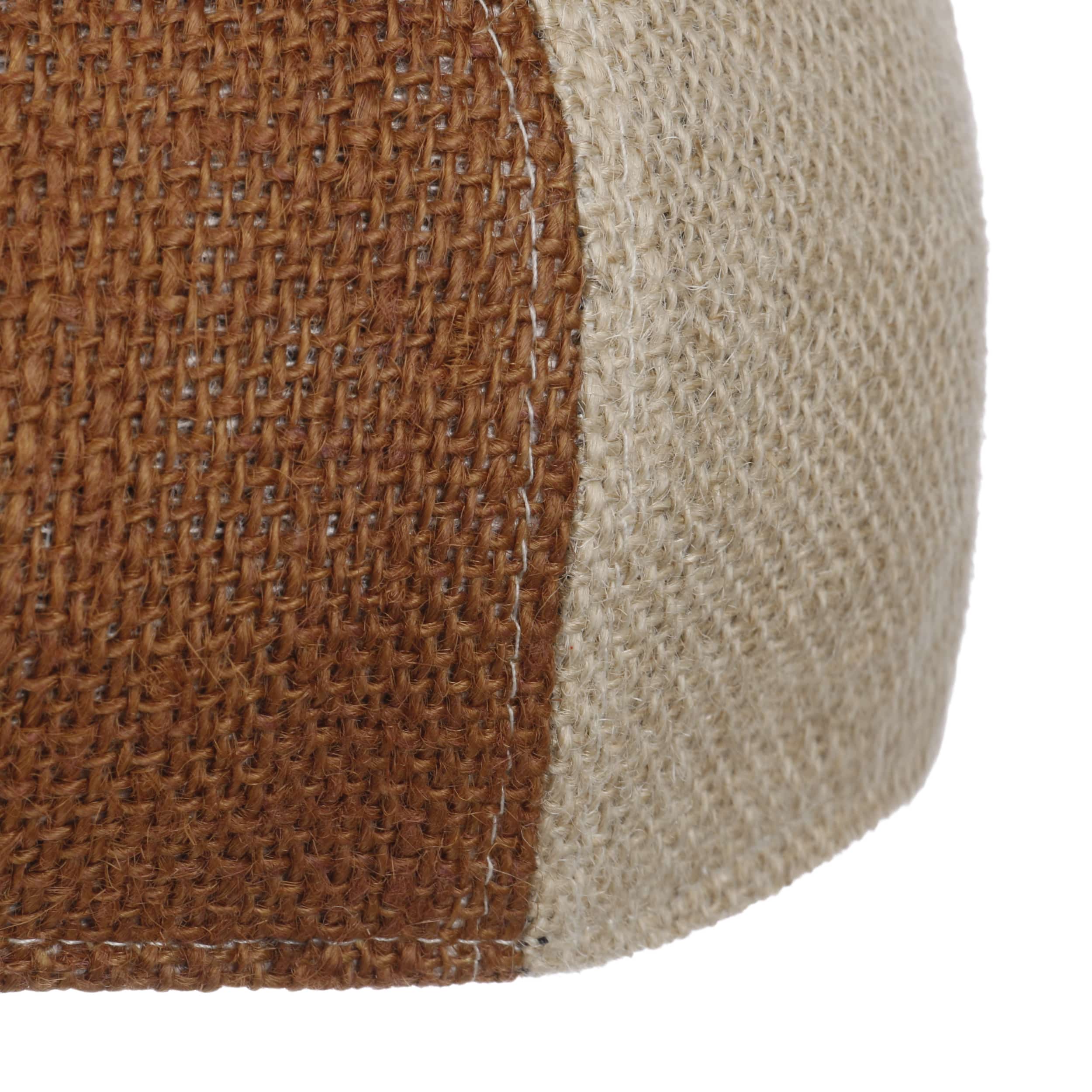 Patchwork Jute Flat Cap by McBURN - 65,95
