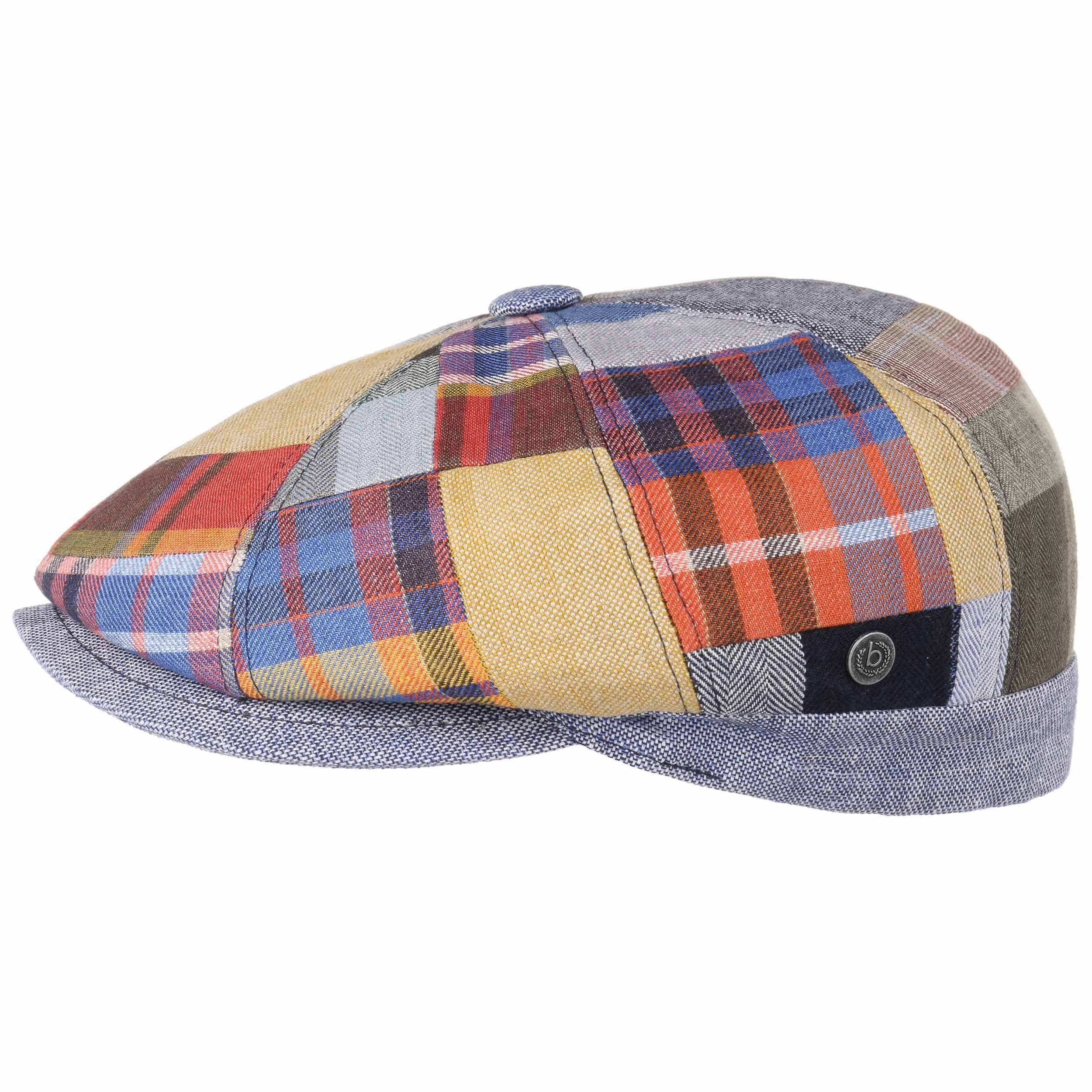 Patchwork Linen Flat Cap by bugatti - 72,95