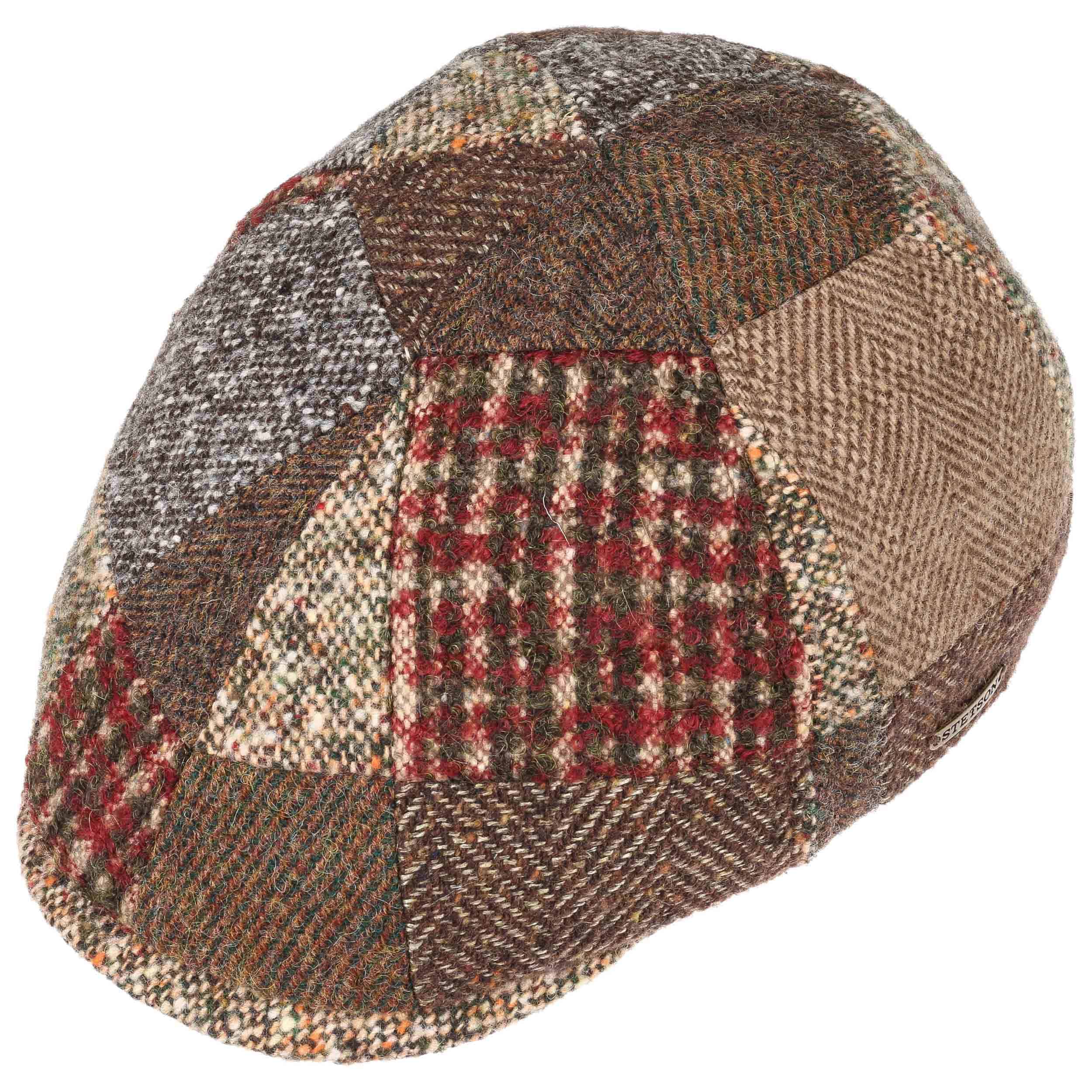 Patchwork Wool Flat Cap by Stetson - 69,00