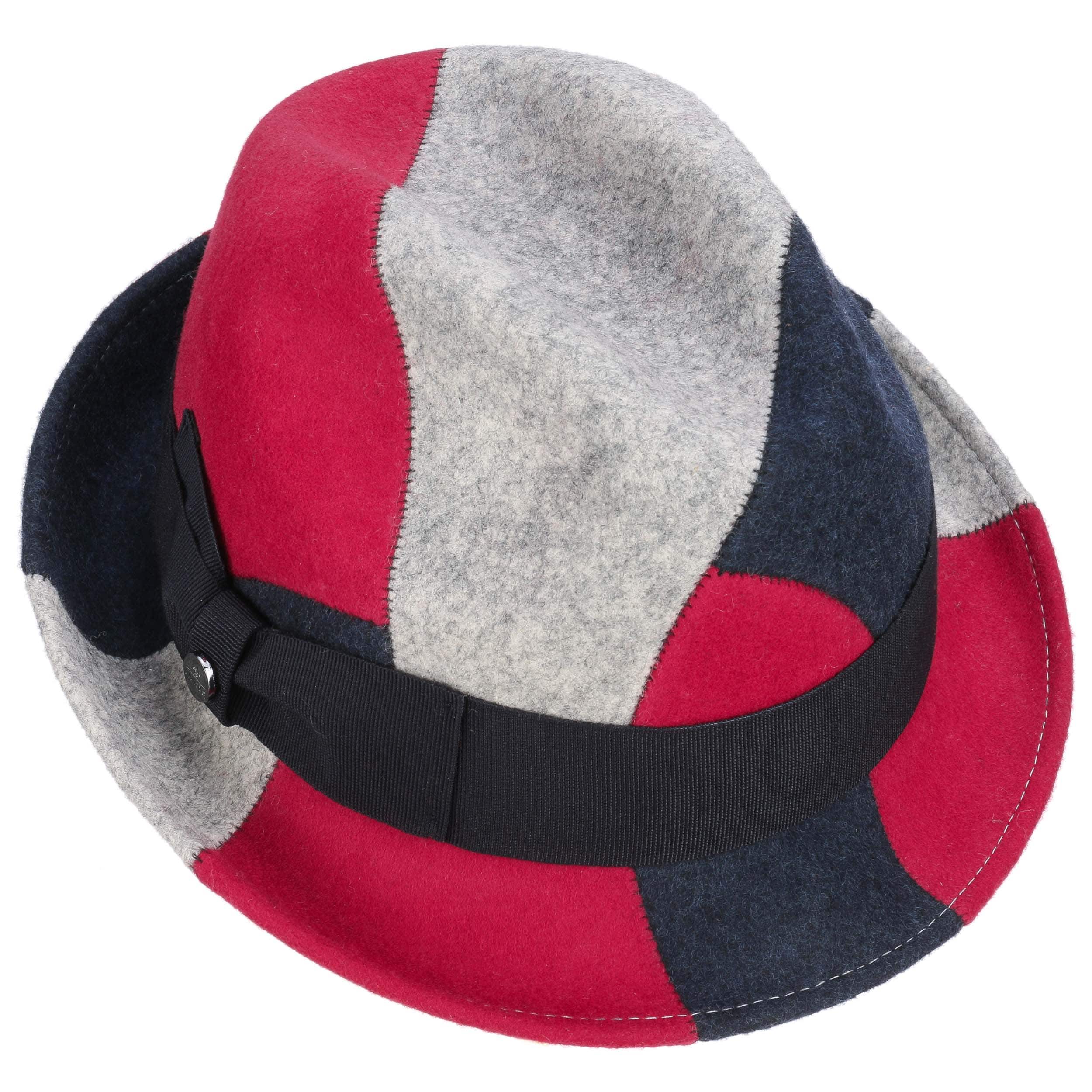 Patchwork Wool Trilby Hat by Lierys - 44,95