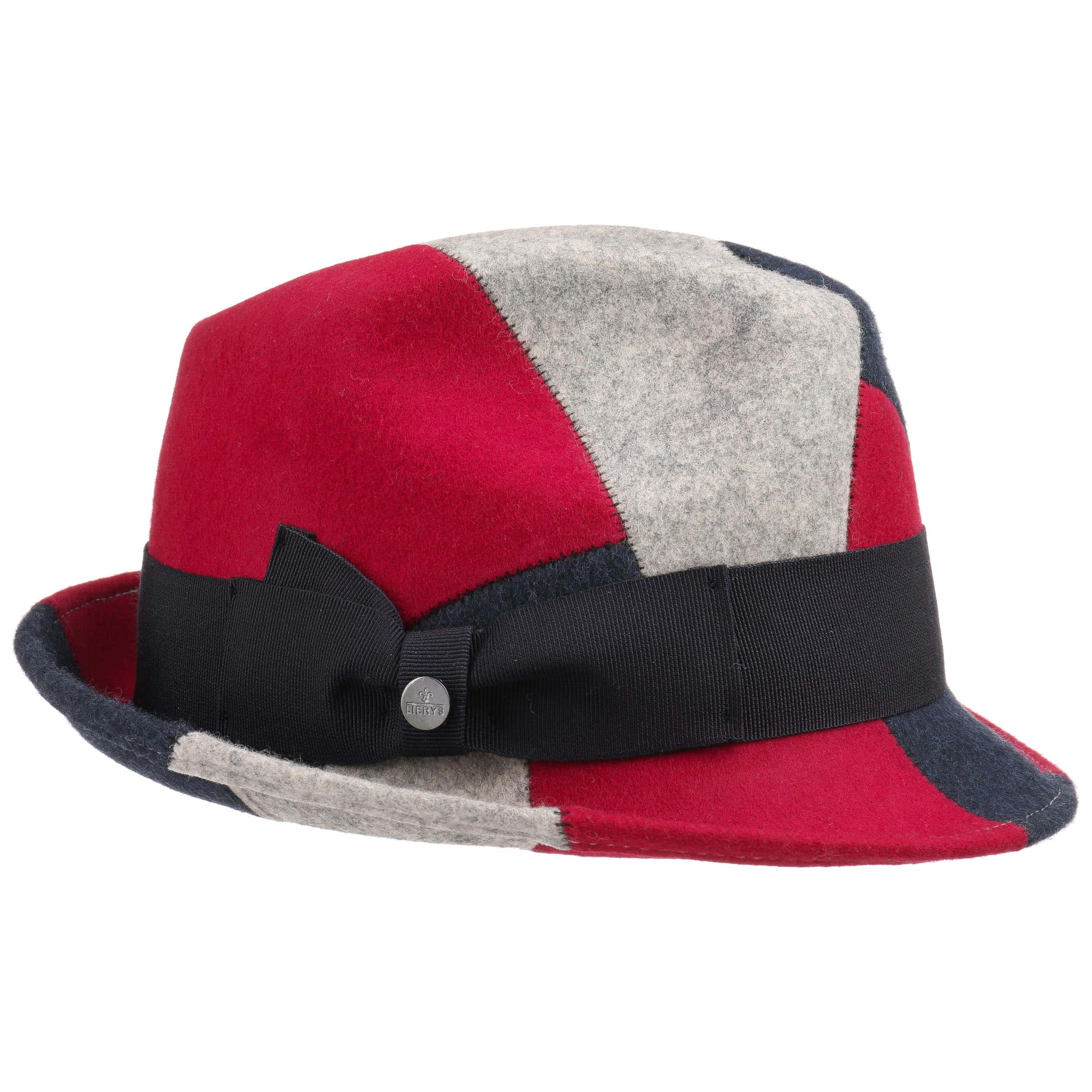 Patchwork Wool Trilby Hat by Lierys - 44,95