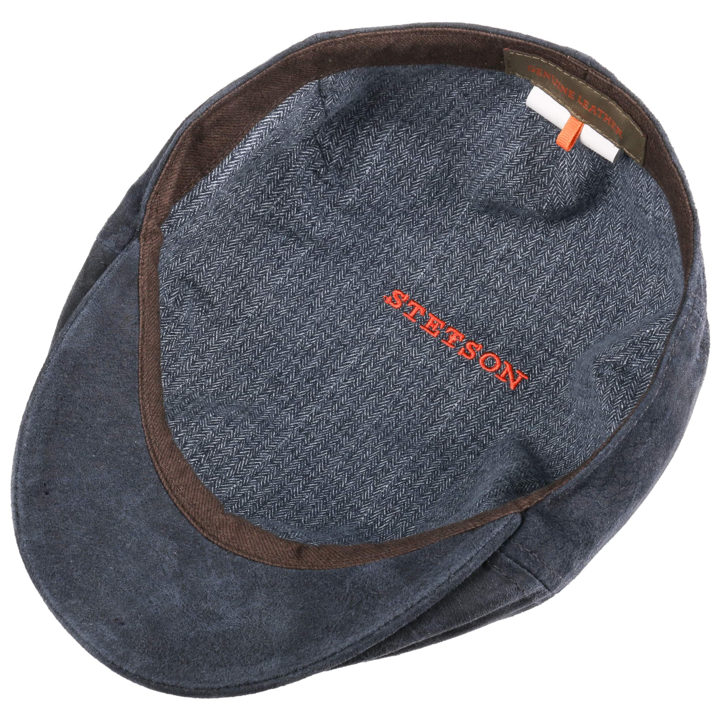Pigskin Flat Cap by Stetson - 79,00