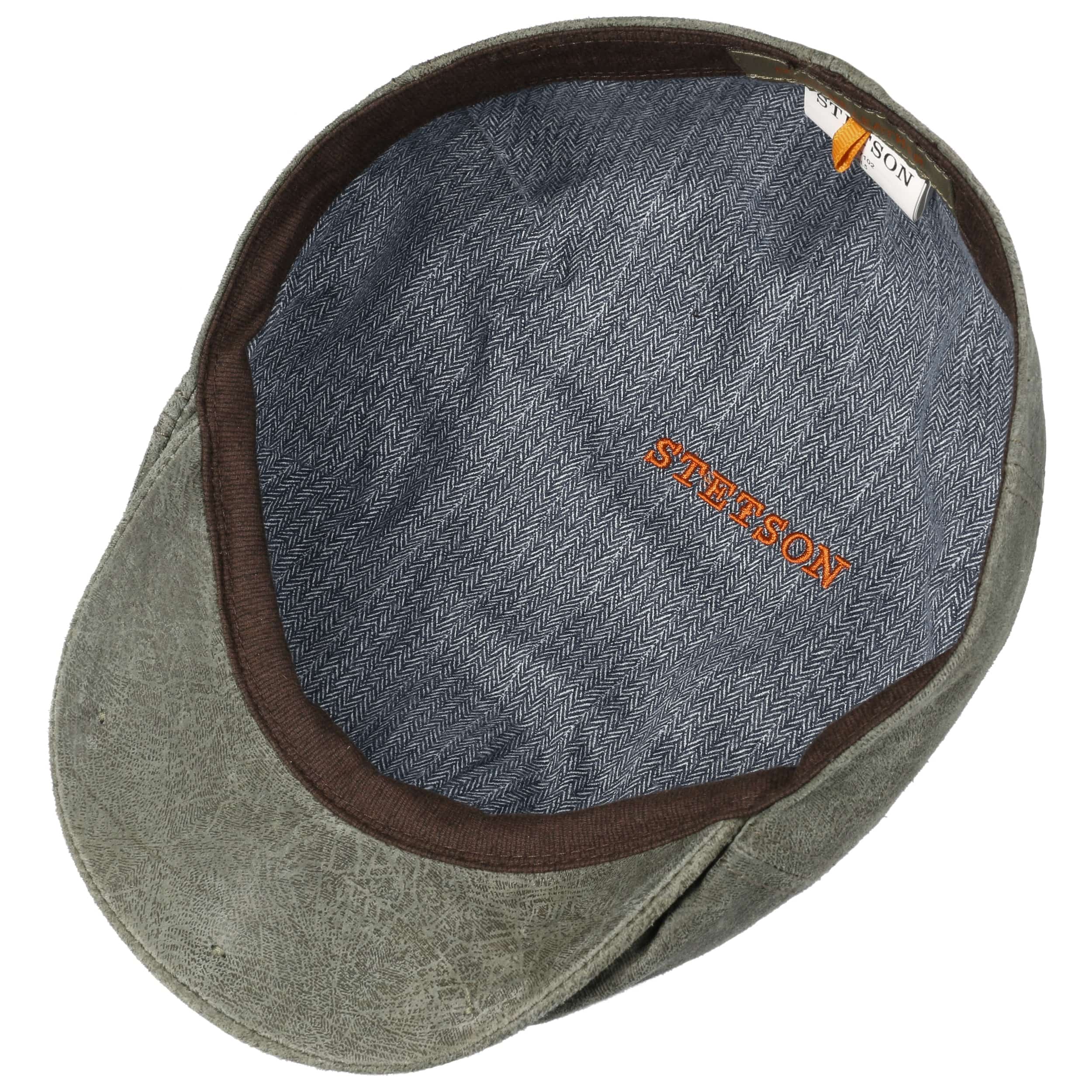 Pigskin Flat Cap by Stetson - 79,00