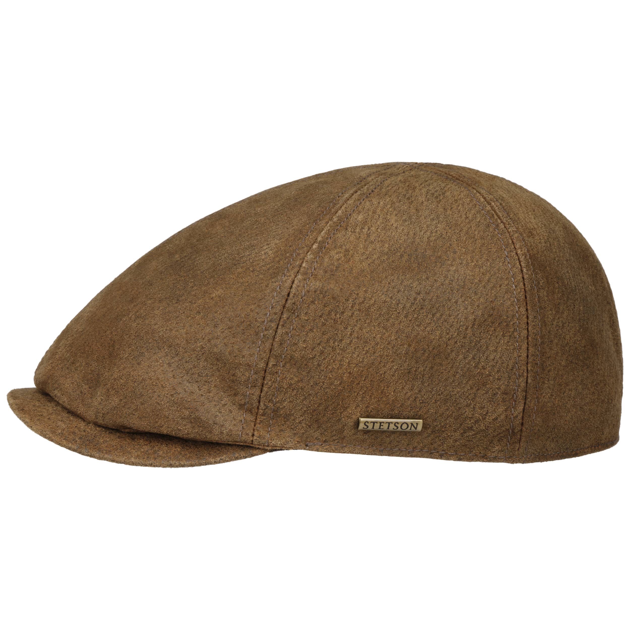 Pigskin Flat Cap with Ear Flaps by Stetson --> Shop Hats, Beanies ...