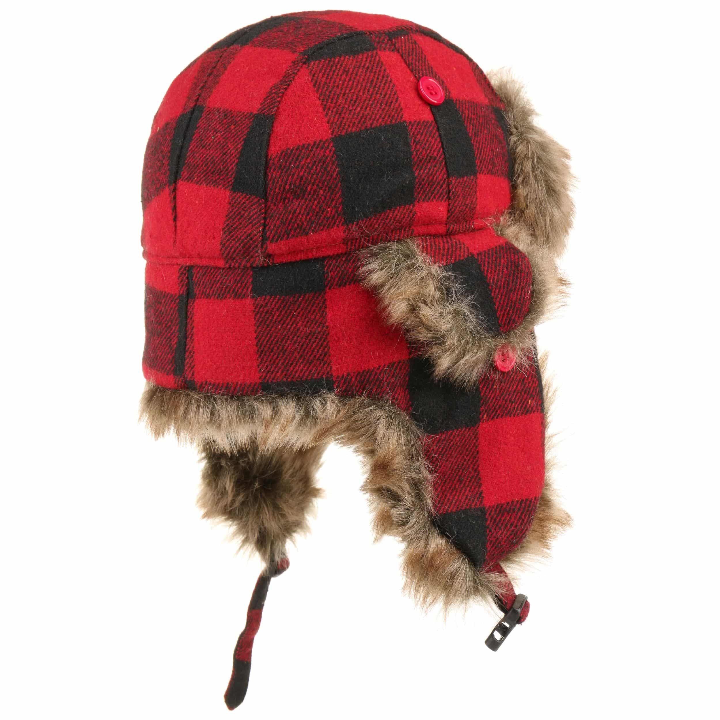 Plaid Trapper Hat by Lipodo - 42,95