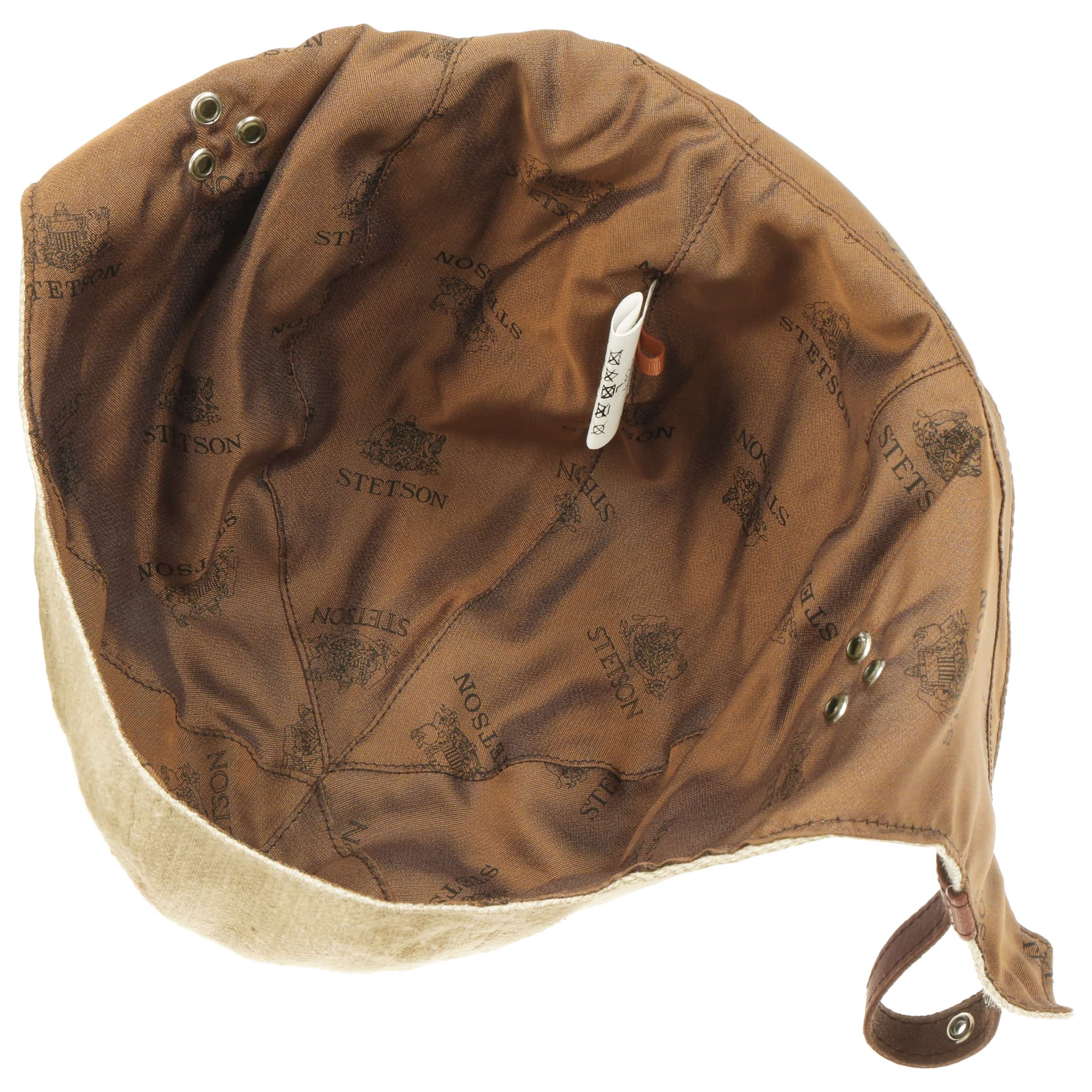 Premium Linen and Silk Aviator Helmet by Stetson - 129,00