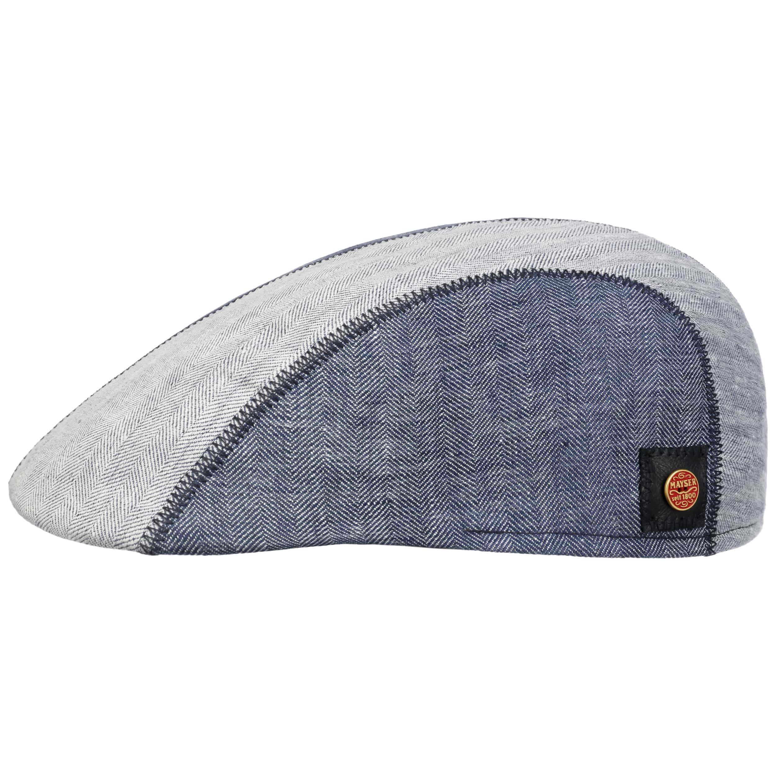 Prince Twotone Linen Flat Cap by Mayser --> Shop Hats, Beanies & Caps ...
