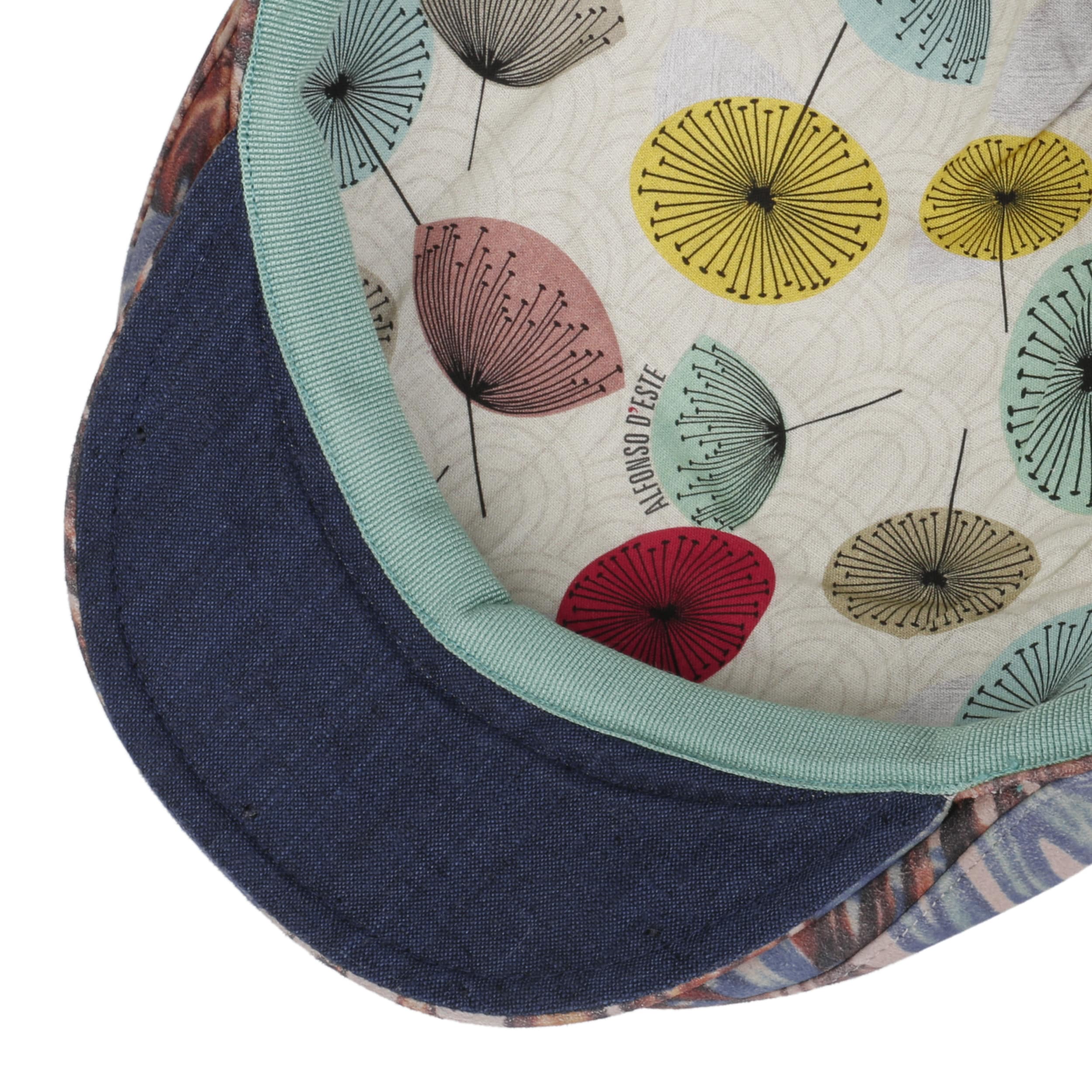 Printed Leather Flat Cap by Alfonso D’Este - 134,95