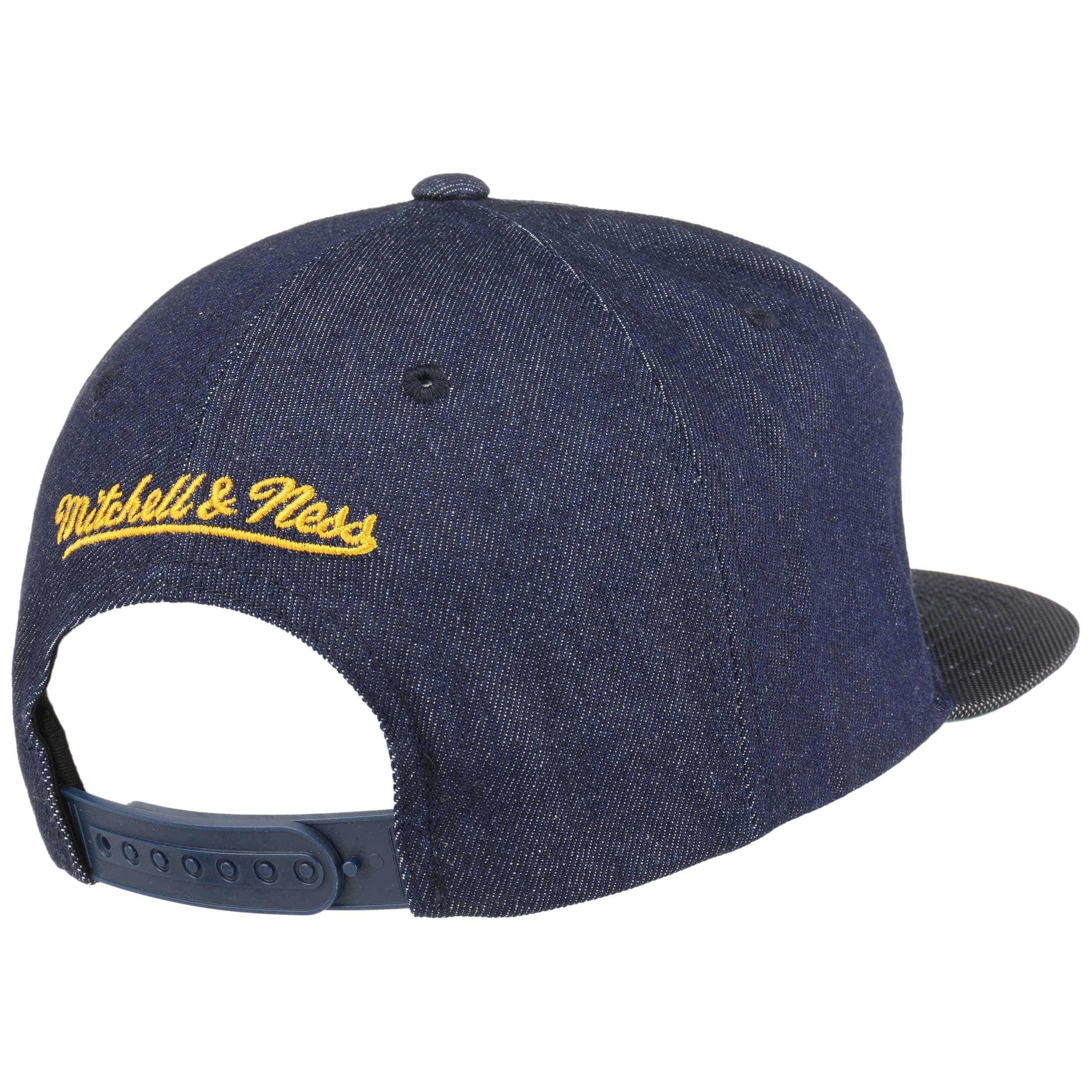 Raw Denim Warriors Cap by Mitchell & Ness --> Shop Hats, Beanies & Caps ...