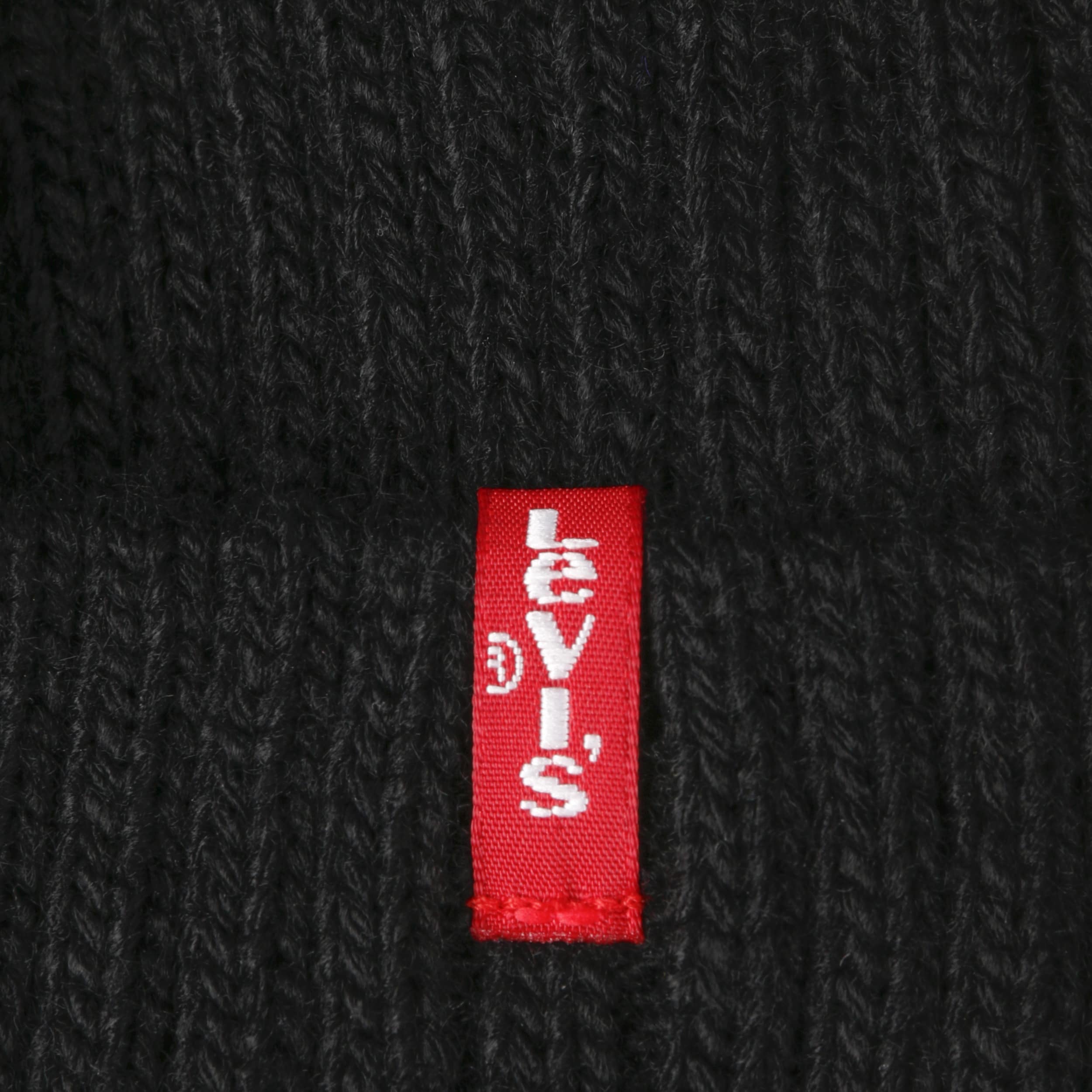Ribbed Cropped Beanie Hat by Levi´s - 24,95