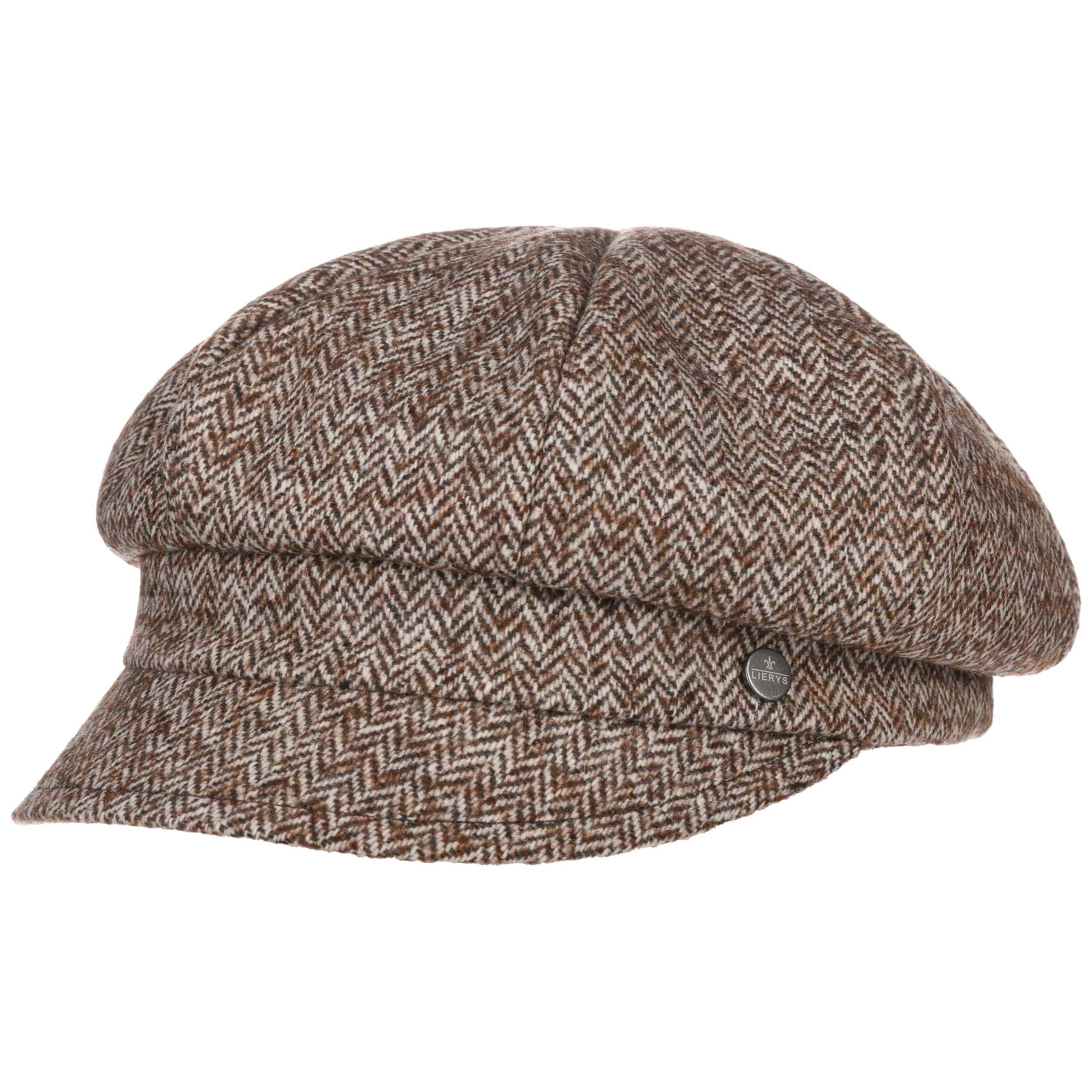 Rodrico Herringbone Newsboy Cap by Lierys - 53,95