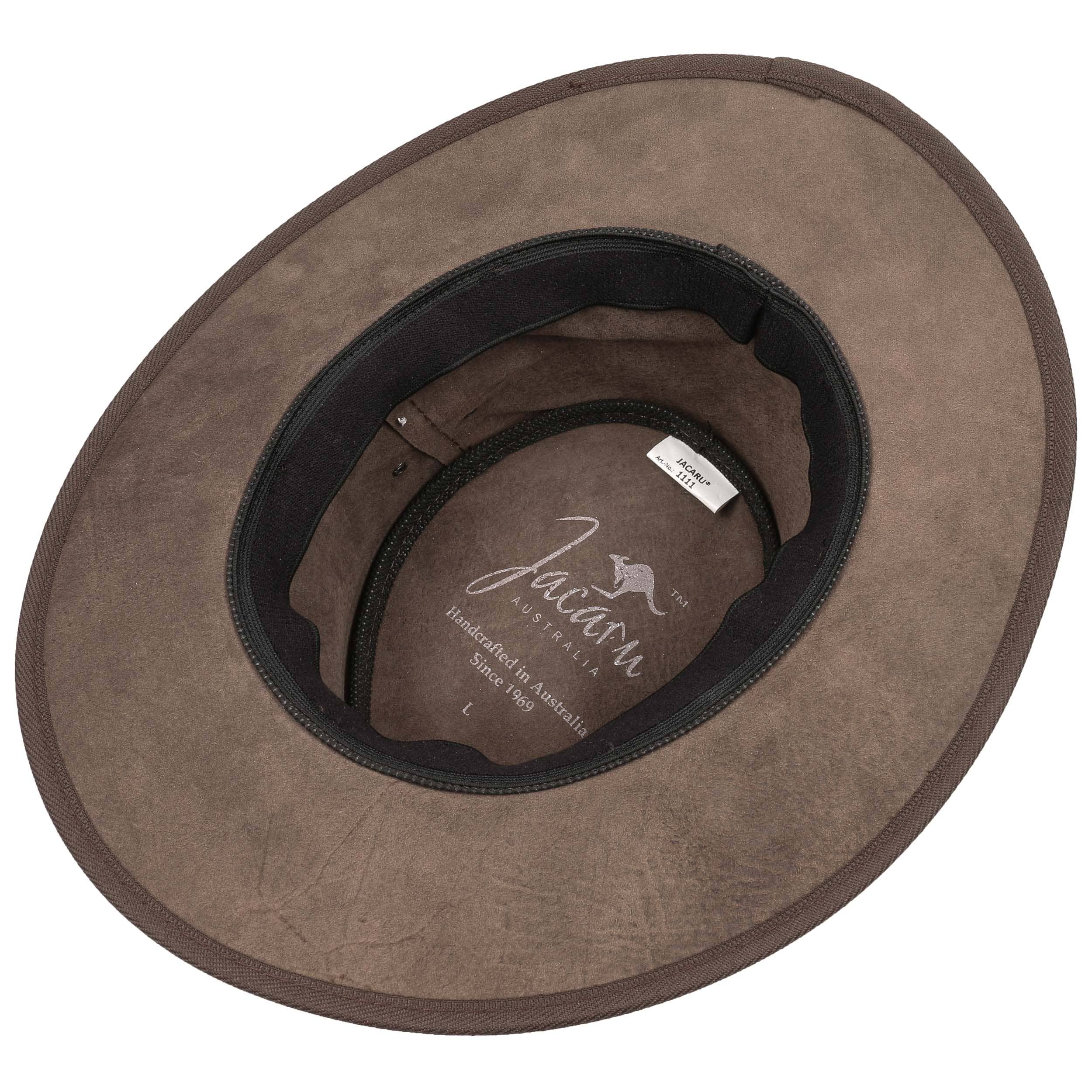 Roo Nomad Leather Hat by Jacaru - 103,95