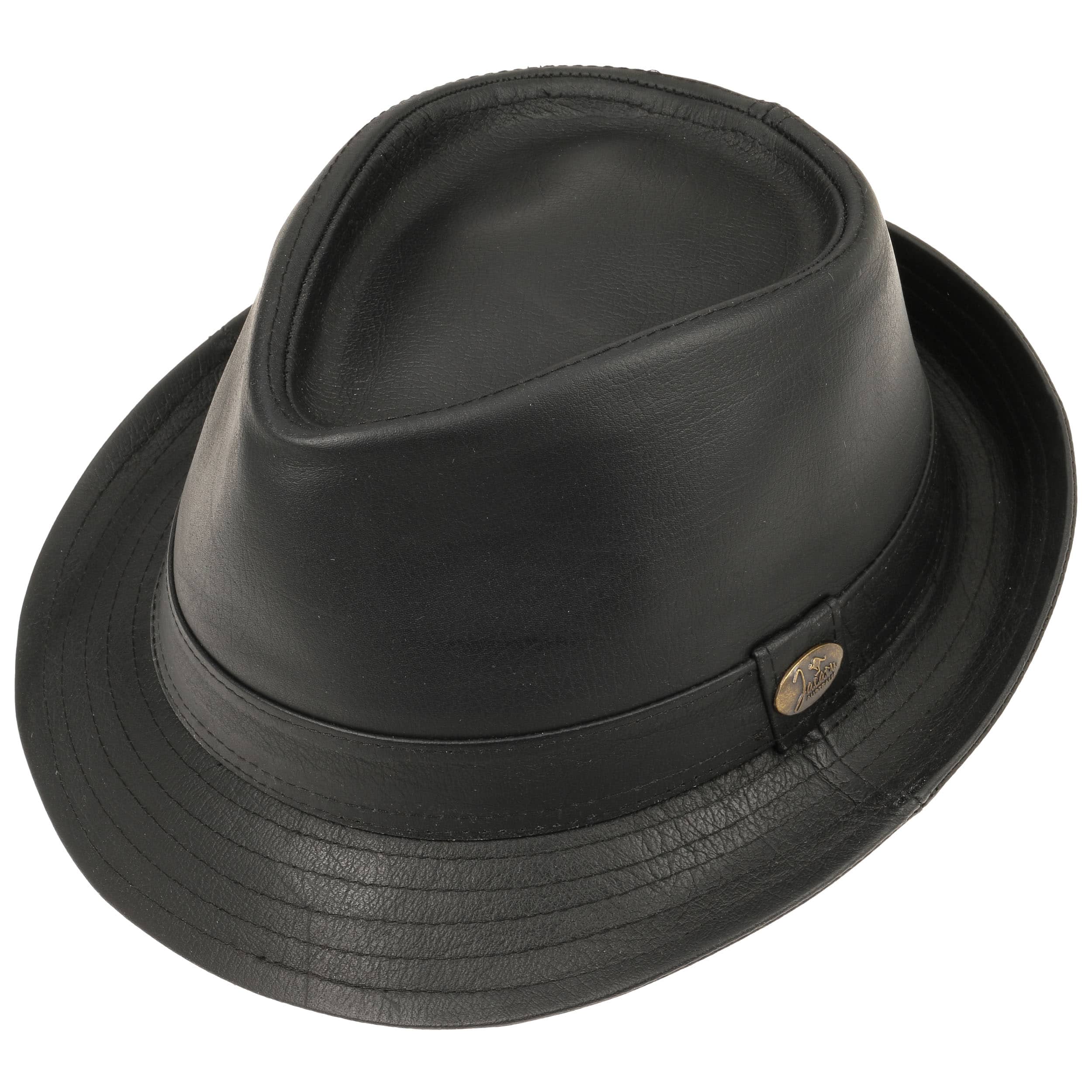 Roo Trilby Leather Hat by Jacaru - 155,95