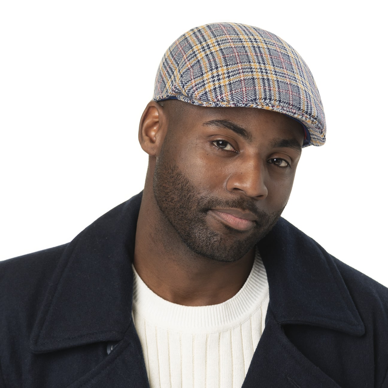 Roverton Check Flat Cap by Lierys - 103,95