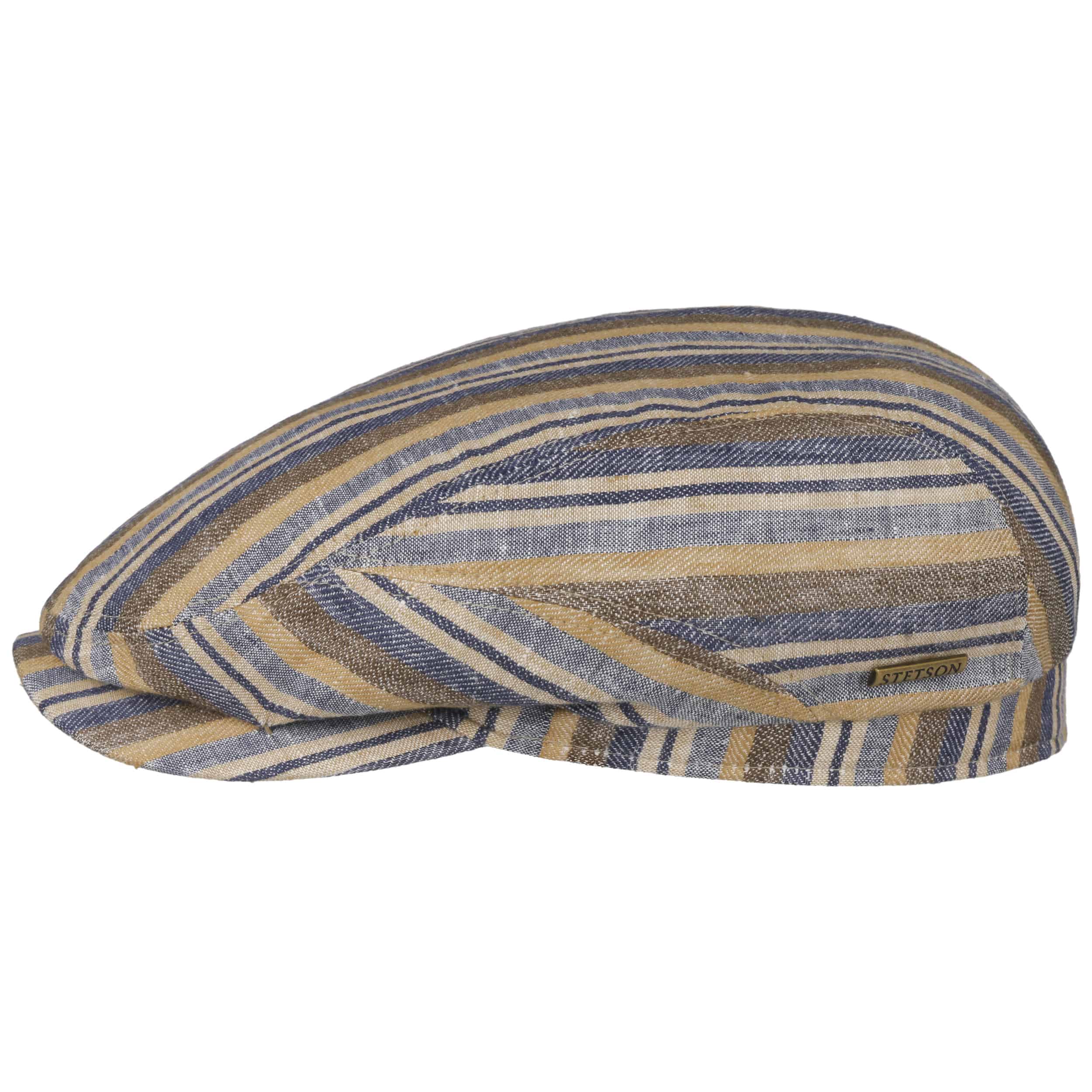 Sacota Driver Linen Flat Cap by Stetson - 119,00