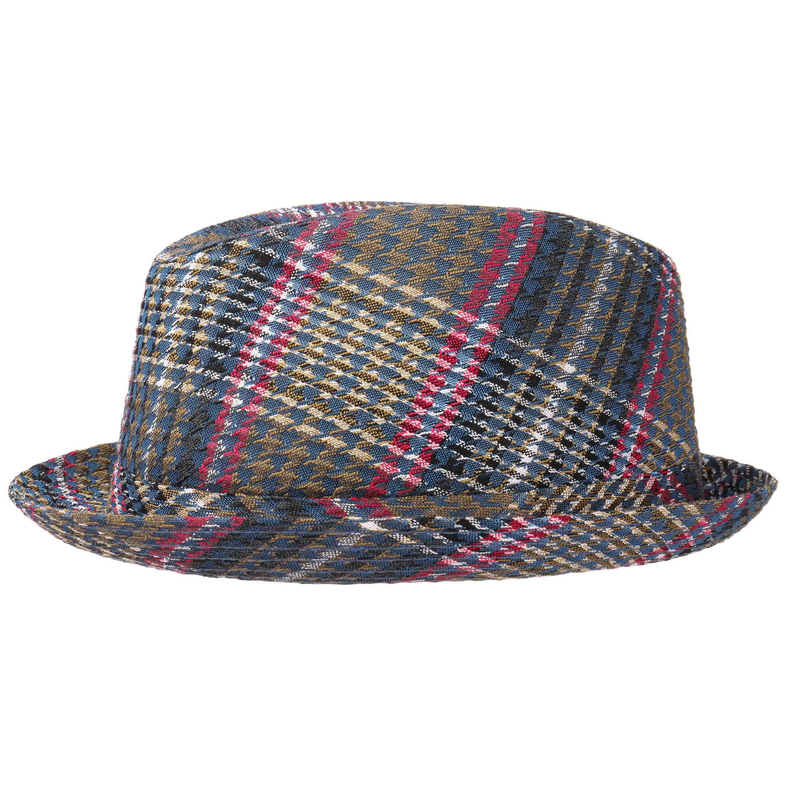 Seersucker Cotton Check Hat by Stetson - 69,00
