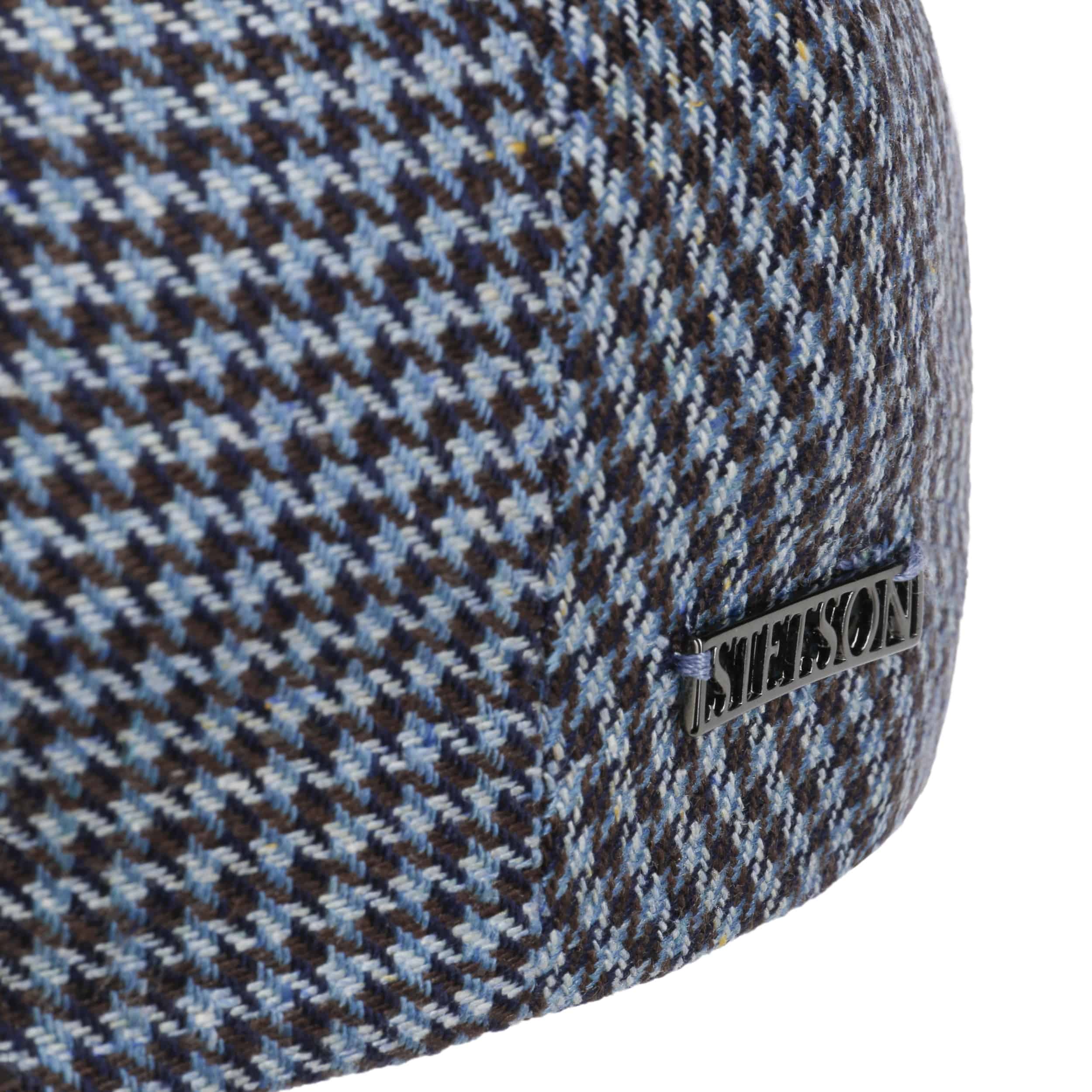 Silk Houndstooth Driver Flat Cap by Stetson --> Shop Hats, Beanies ...