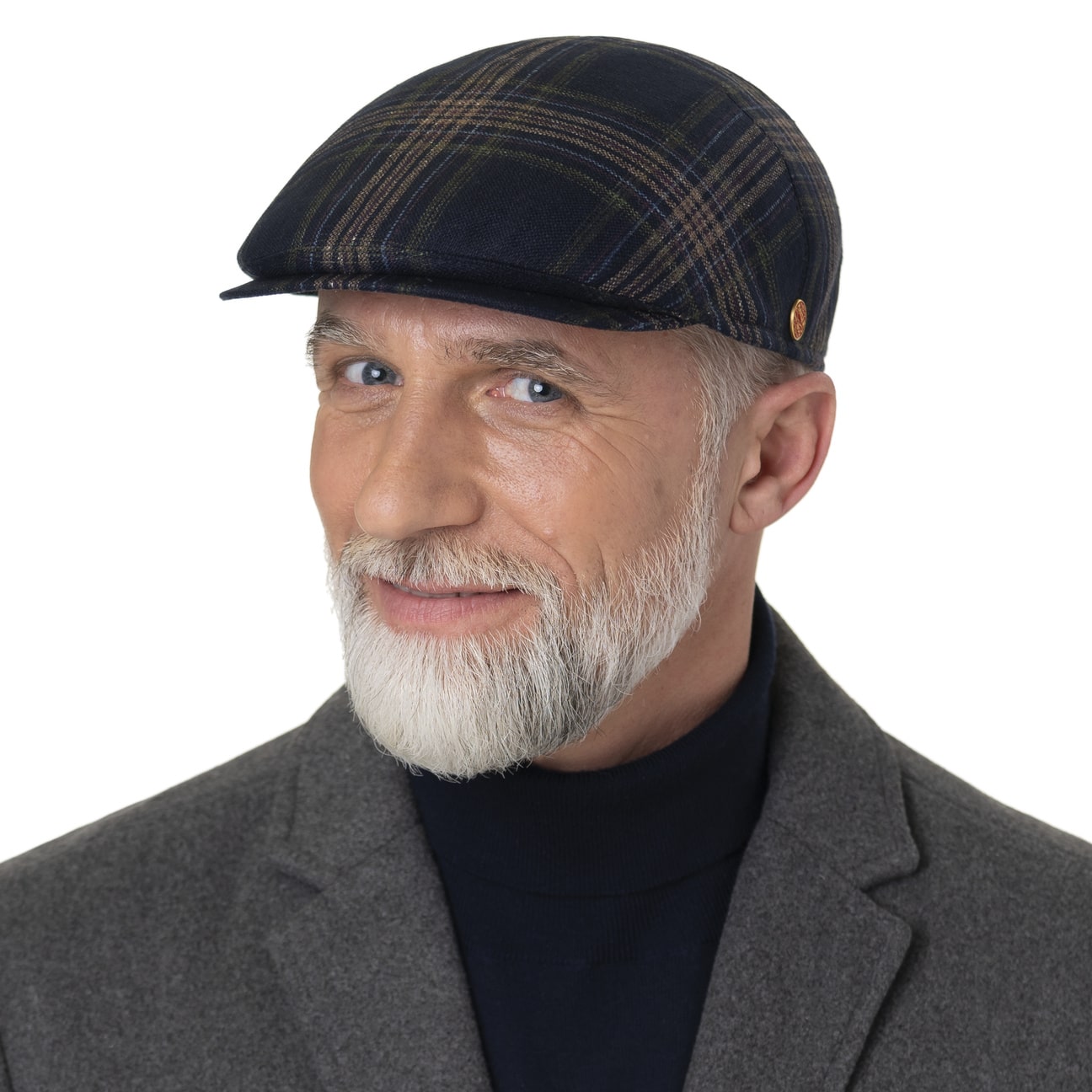 Simon Plus Flat Cap with Ear Flaps by Mayser - 93,95