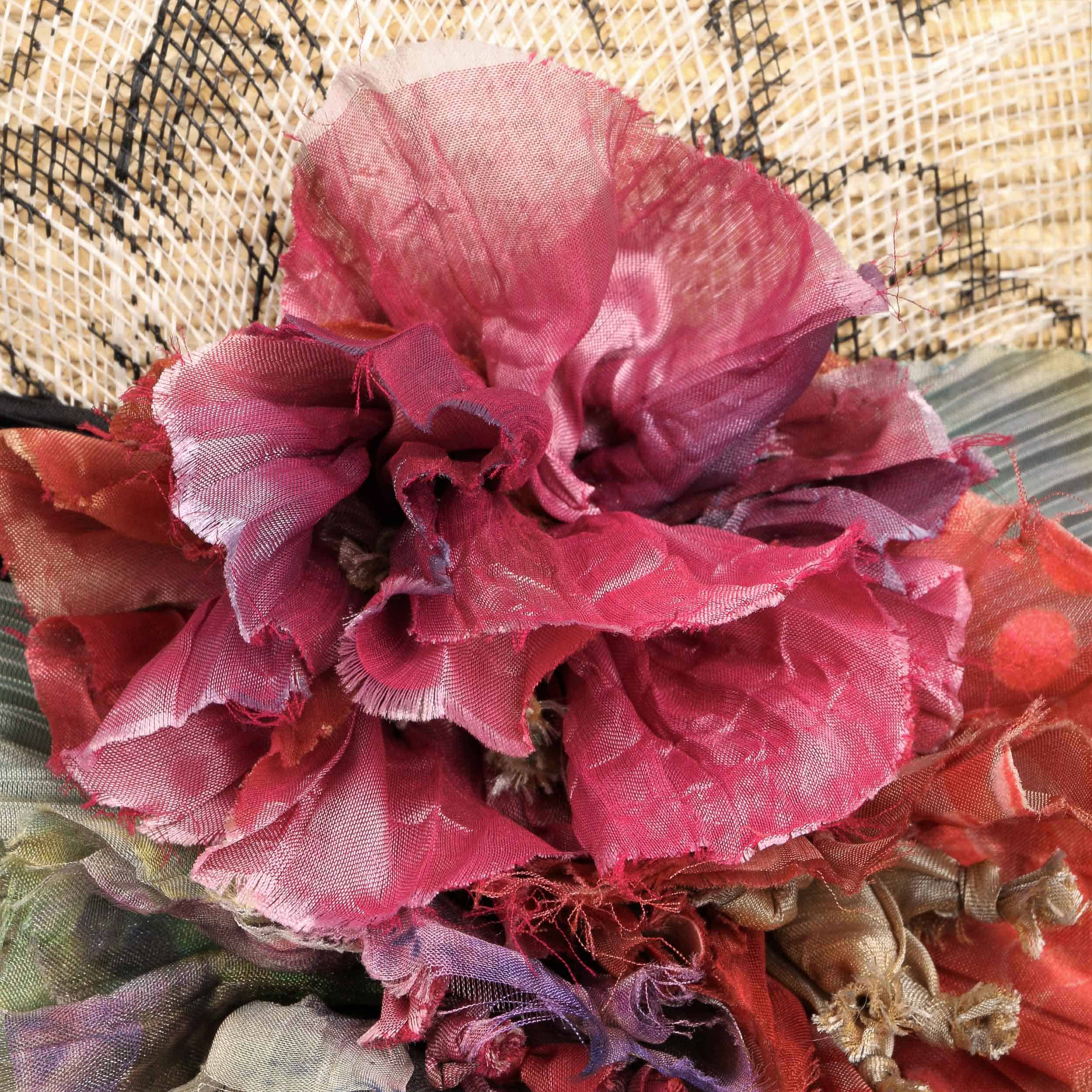 Sisal Flower Straw Hat by GREVI - 259,95