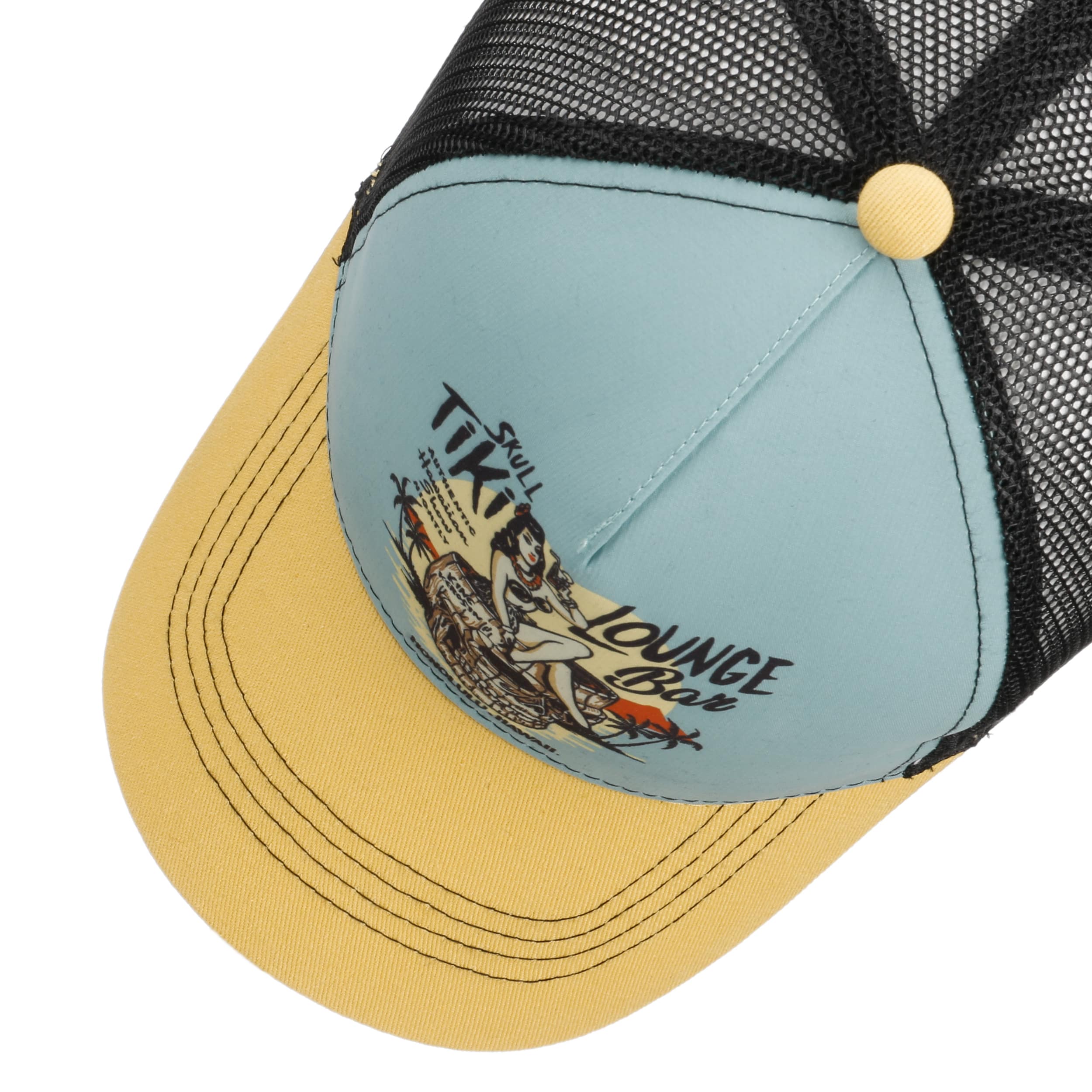 Skull Tiki Trucker Cap by King Kerosin - 39,95