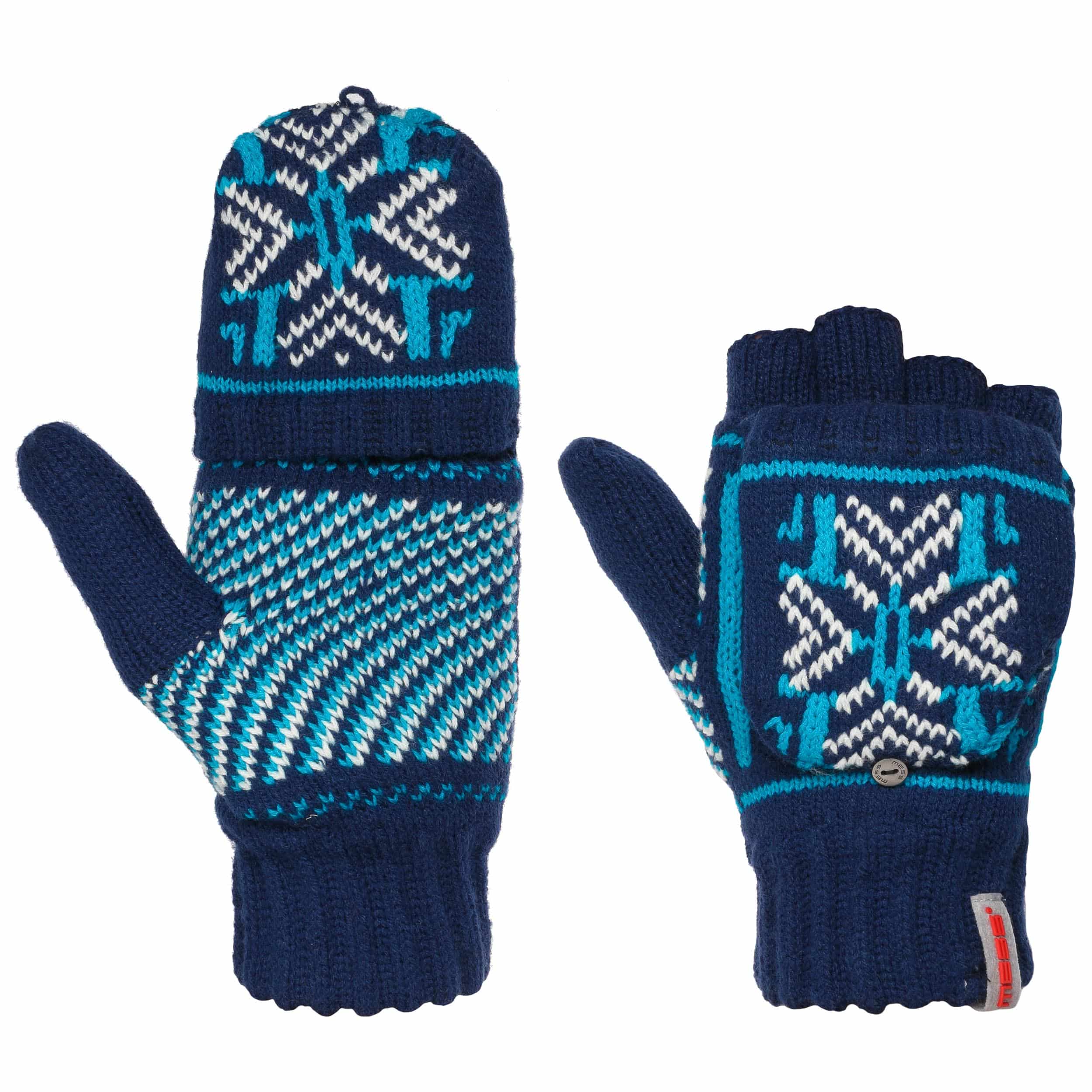 Snowflake Thinsulate Fingerless Knit Gloves - 21,95