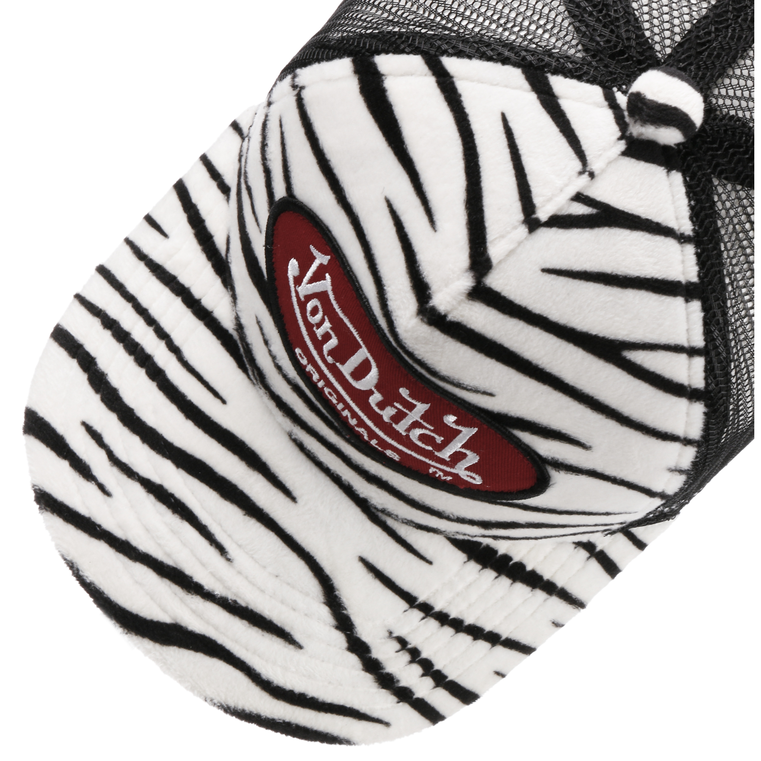 Soft Animal Zebra Trucker Cap by Von Dutch --> Shop Hats, Beanies ...