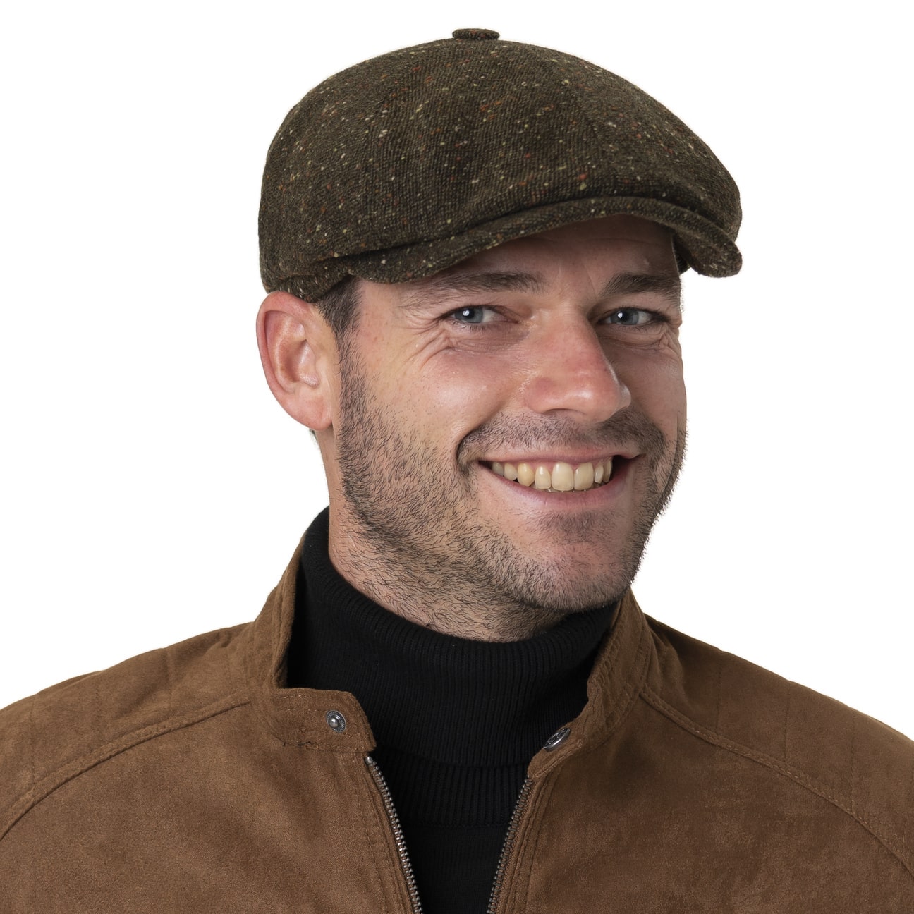 Standsfield 6 Panel Flat Cap by Stetson - 79,00
