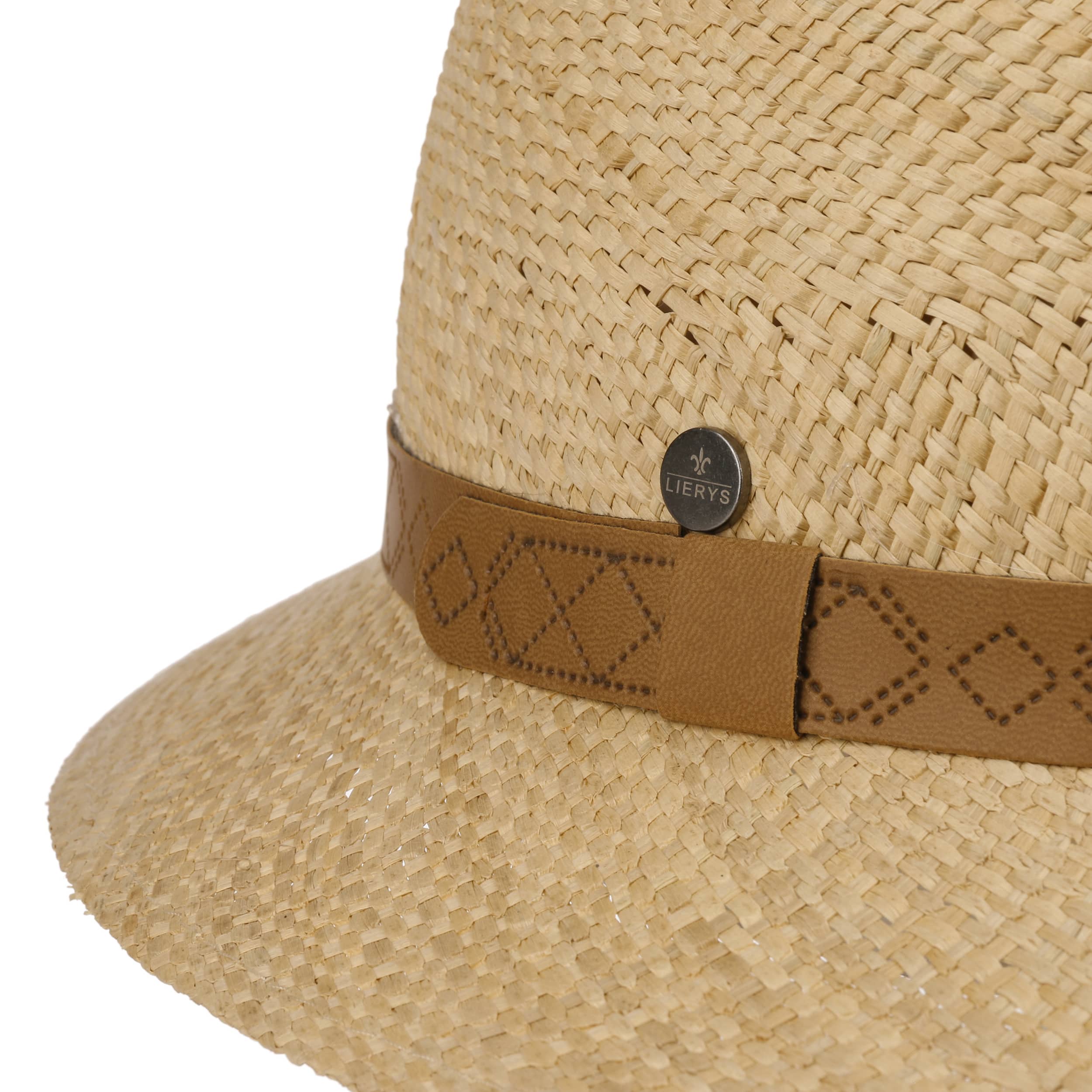 Straw Bonnet with Leather Band by Lierys --> Shop Hats, Beanies & Caps ...