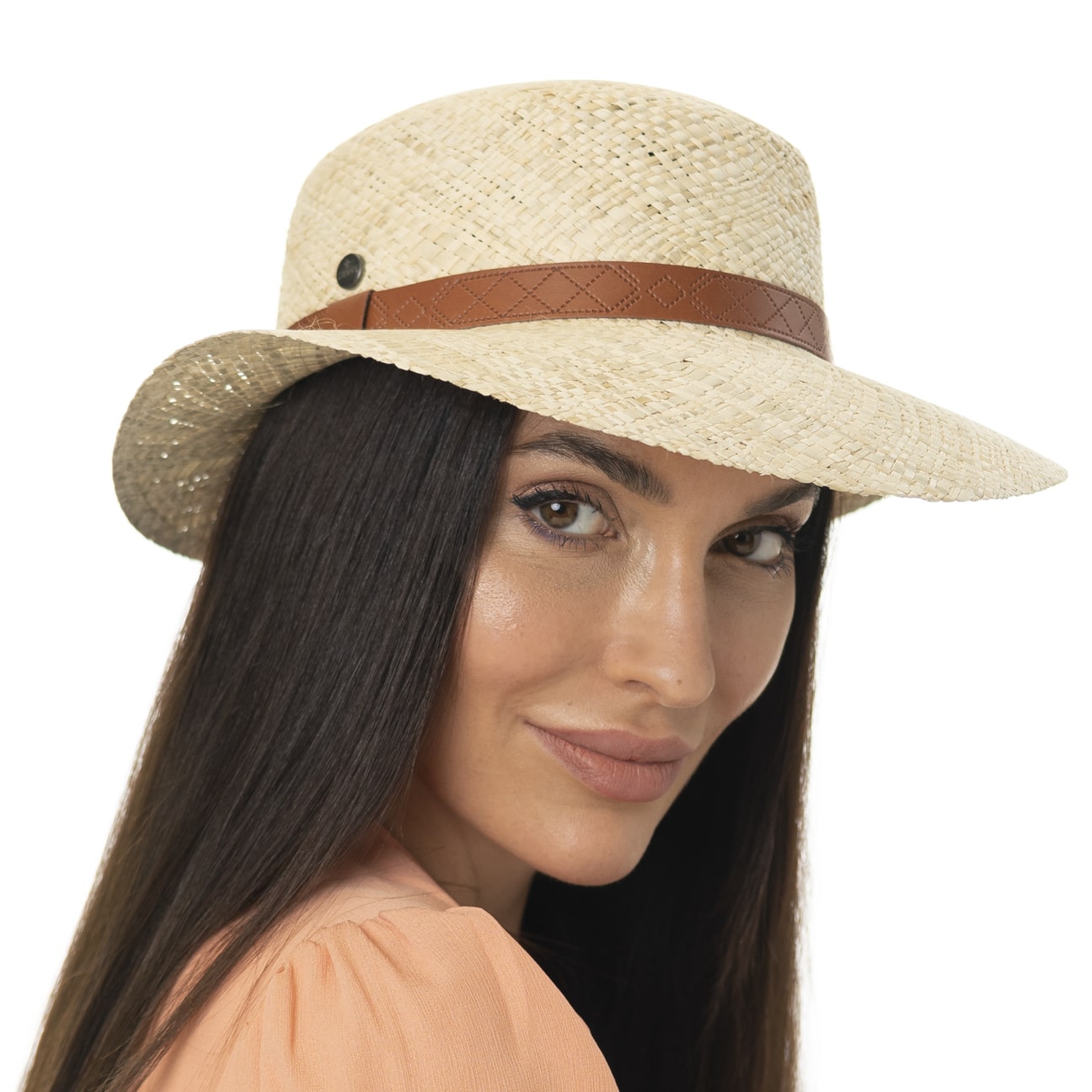Straw Bonnet with Leather Band by Lierys --> Shop Hats, Beanies & Caps ...