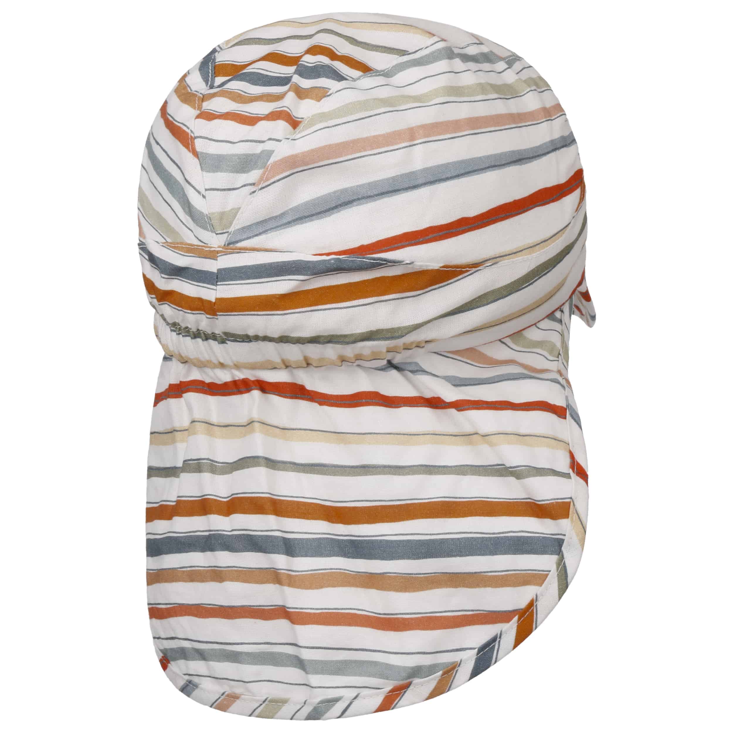 Stripes Kids Cap with Neck Drape by Sterntaler --> Shop Hats, Beanies ...