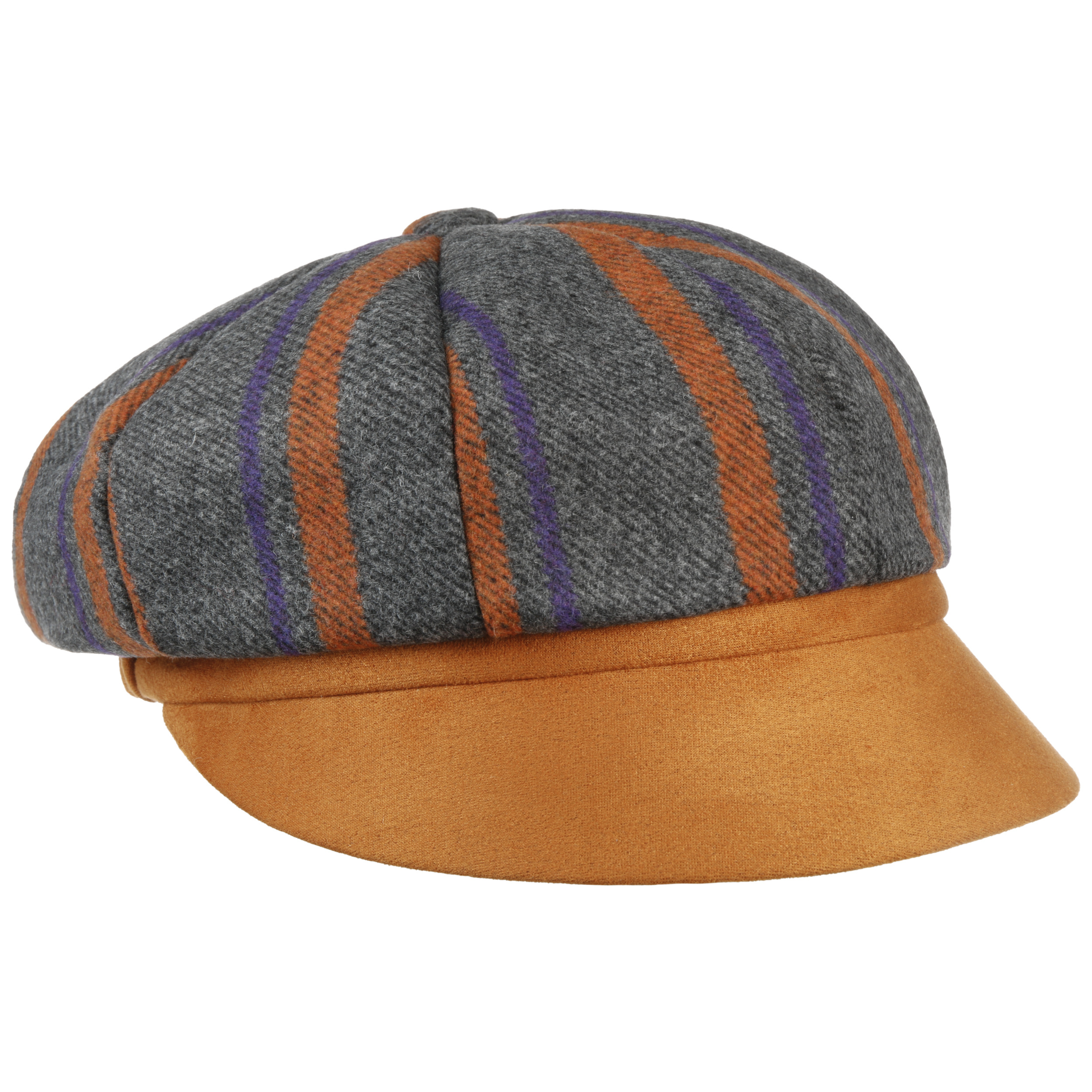 Stripes Newsboy Cap by bedacht --> Shop Hats, Beanies & Caps online ...