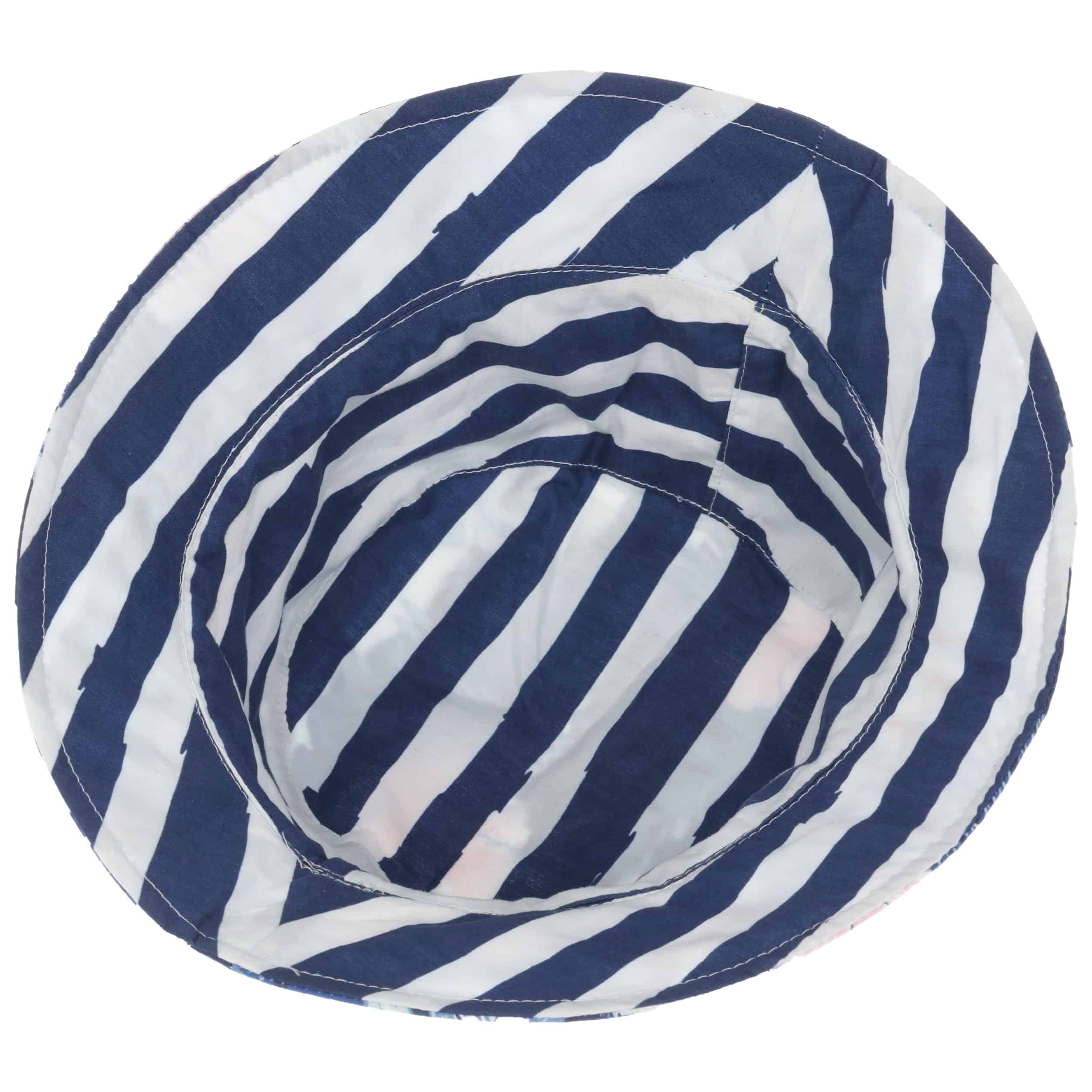 Stripes & Tropical Print Reversible Hat - 22,95